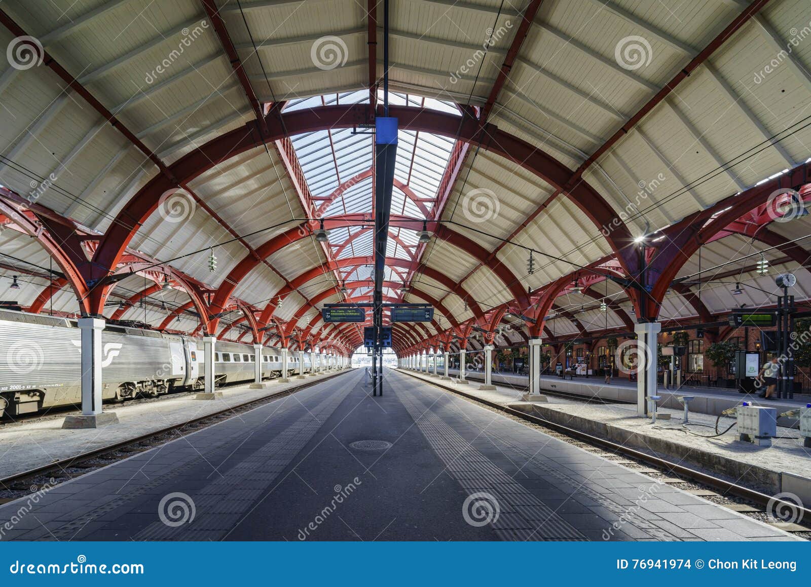 The Malmo Transportation Station Stock Photo - Image of morning ...