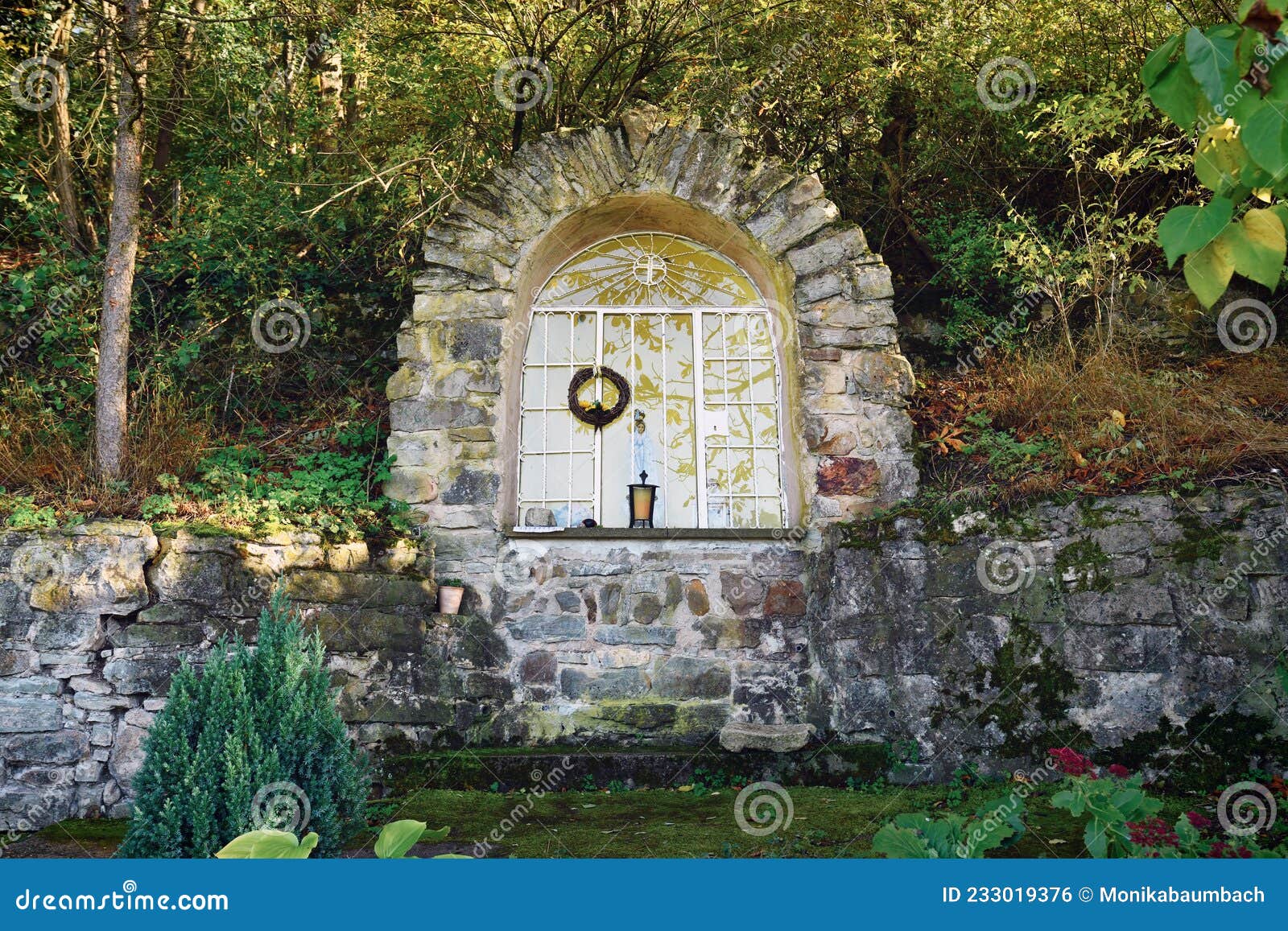 Malsch, Germany - Small Forest Chapel Shrine Editorial Photo - Image of ...