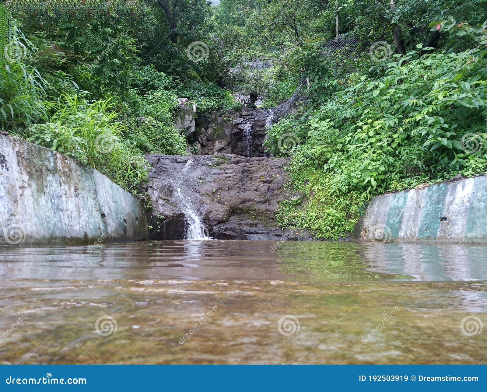 Malshej Ghats Beautiful Waterfall Stock Image - Image of pond, creek ...
