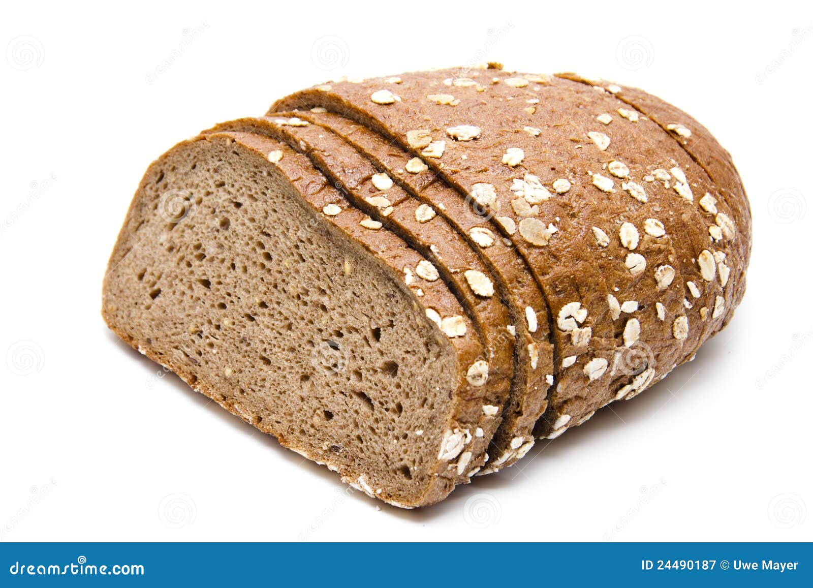 Malt grain bread stock image. Image of meal, grain, slice - 24490187