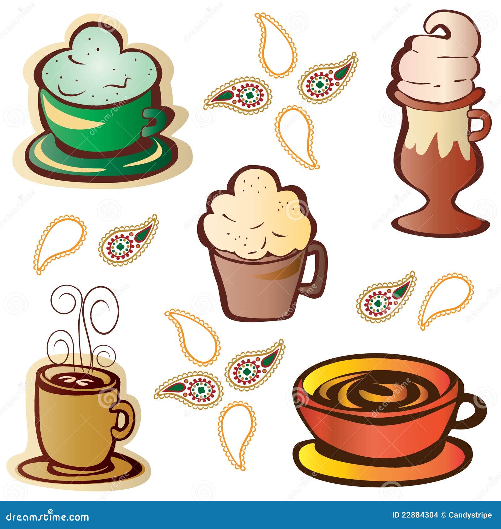 Malt Shop Icon Set stock vector. Illustration of icon - 22884304