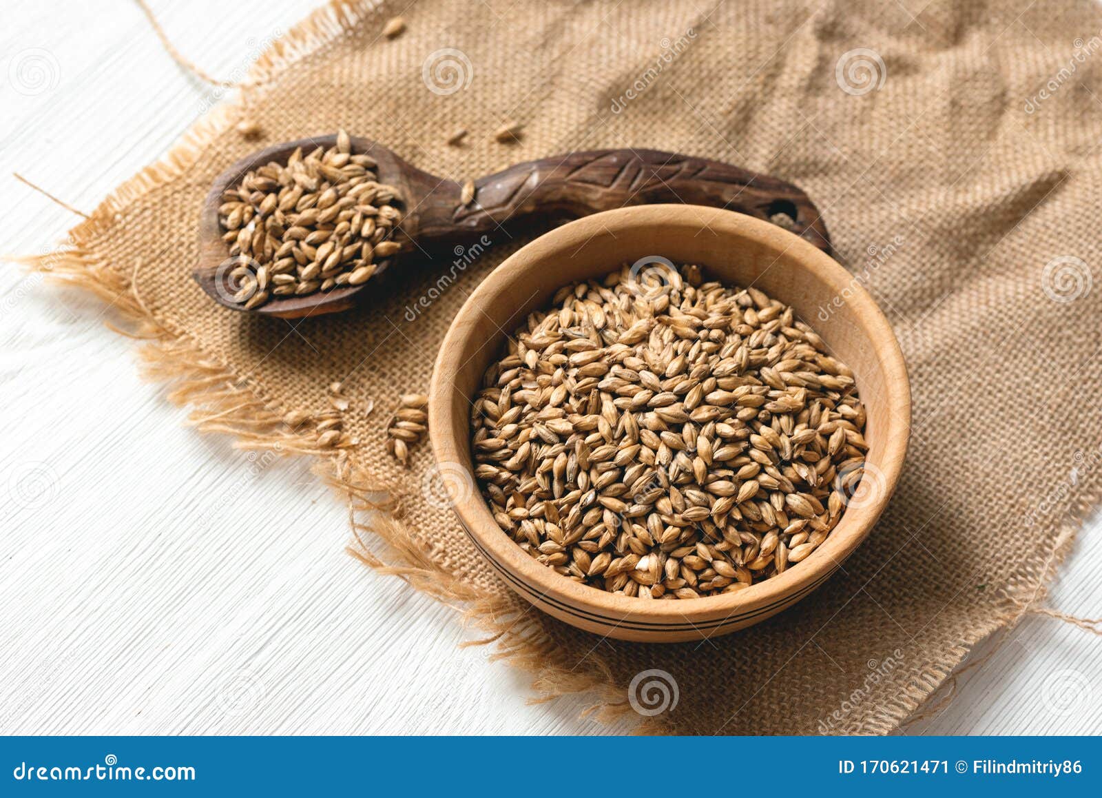 Malt. stock image. Image of crop, brewery, cutlery, farming - 170621471