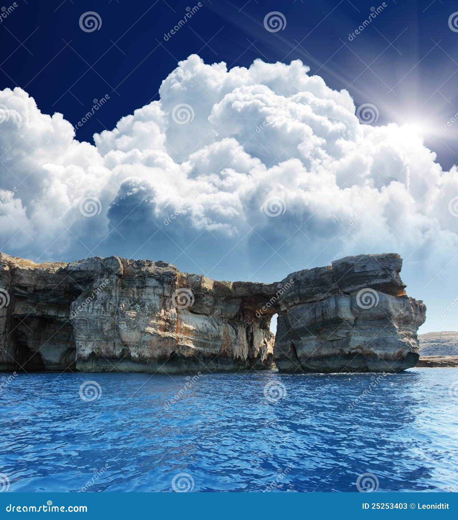 Malta stock image. Image of holiday, land, arch, malta - 25253403