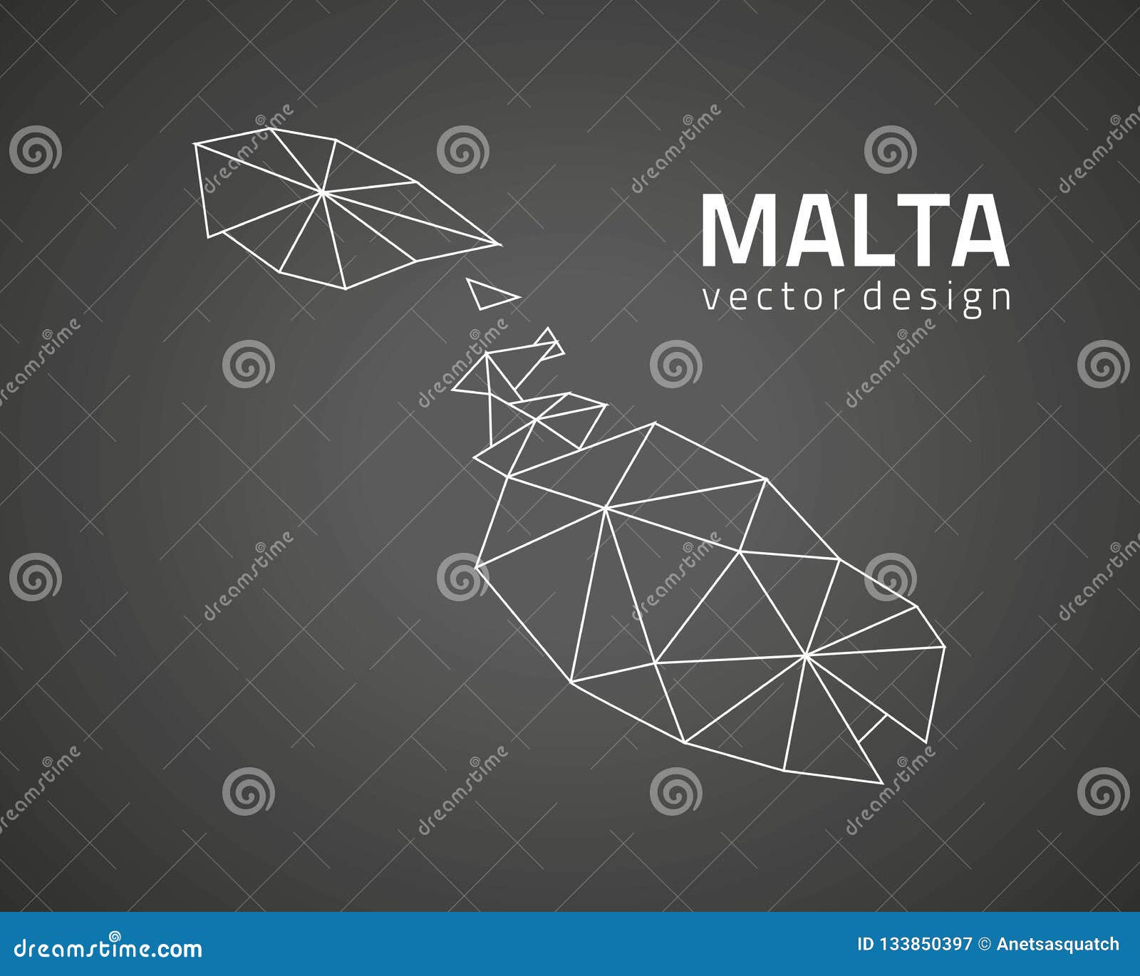 Malta - Outline Map Cartoon Vector | CartoonDealer.com #181784181