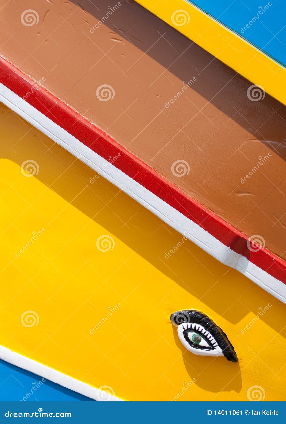 Malta boat with eye stock image. Image of osiris, traditional - 14011061