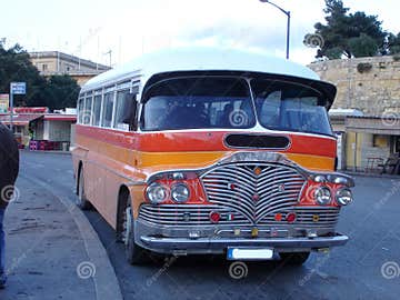 Malta bus stock photo. Image of mgarr, maltese, landmark - 4632880