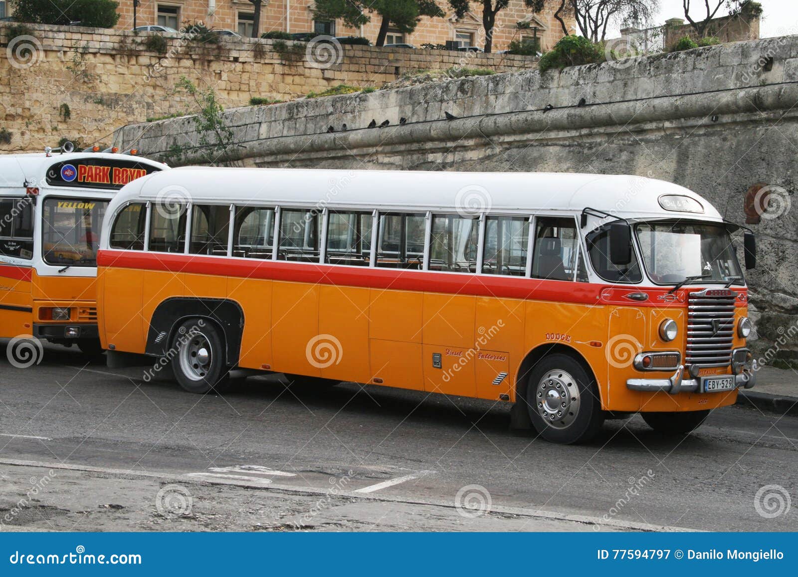 Malta bus editorial photography. Image of tourism, europe - 77594797