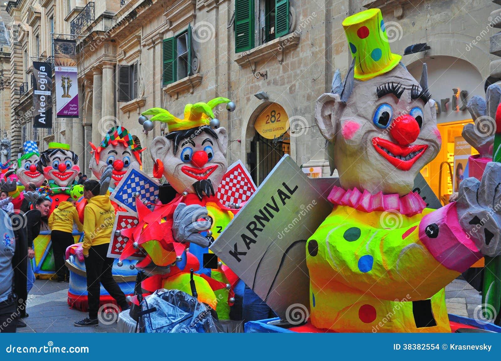 Malta carnival 2014 editorial stock image. Image of colorful - 38382554