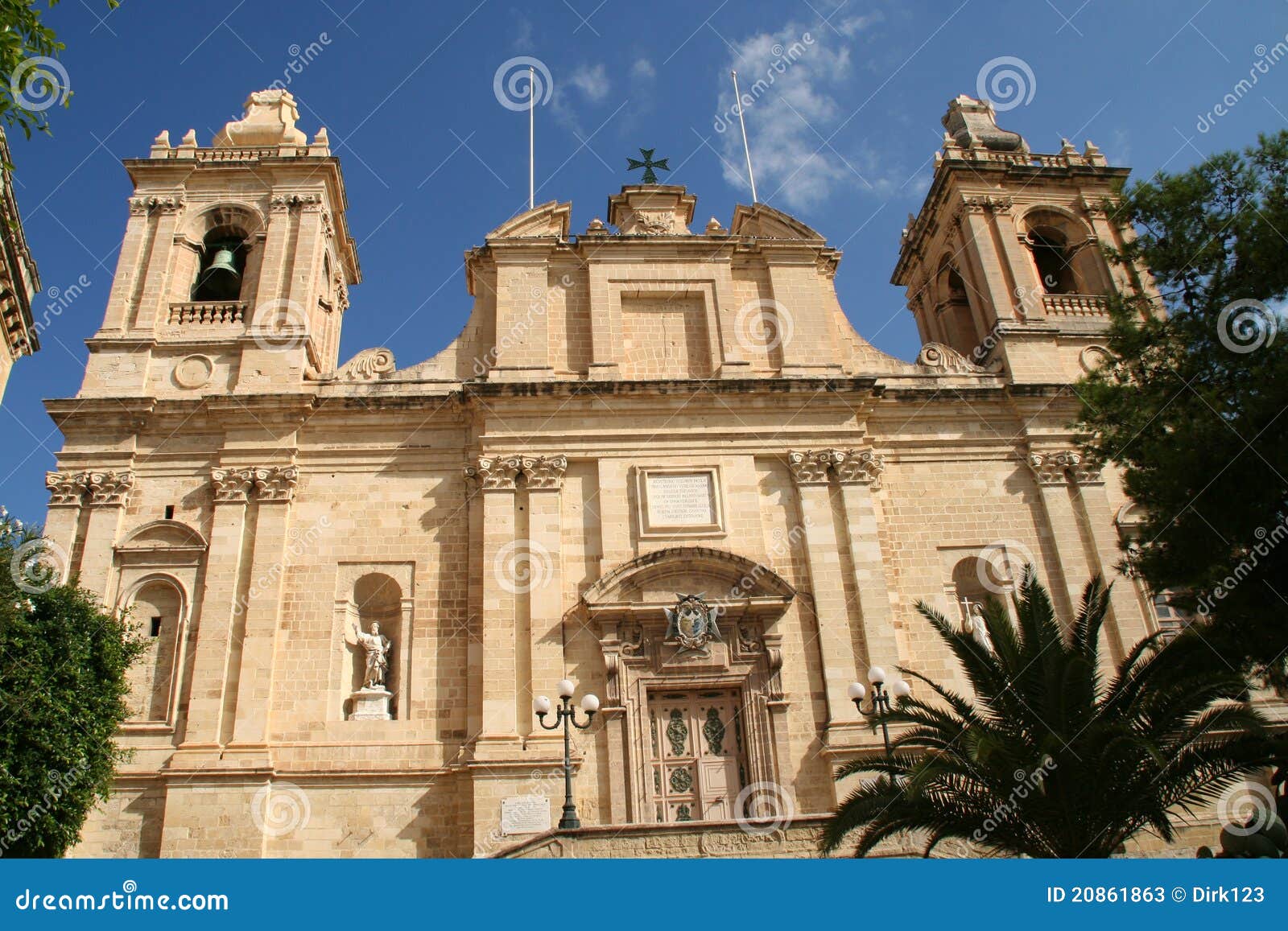 Malta Church stock image. Image of valetta, cathedral - 20861863