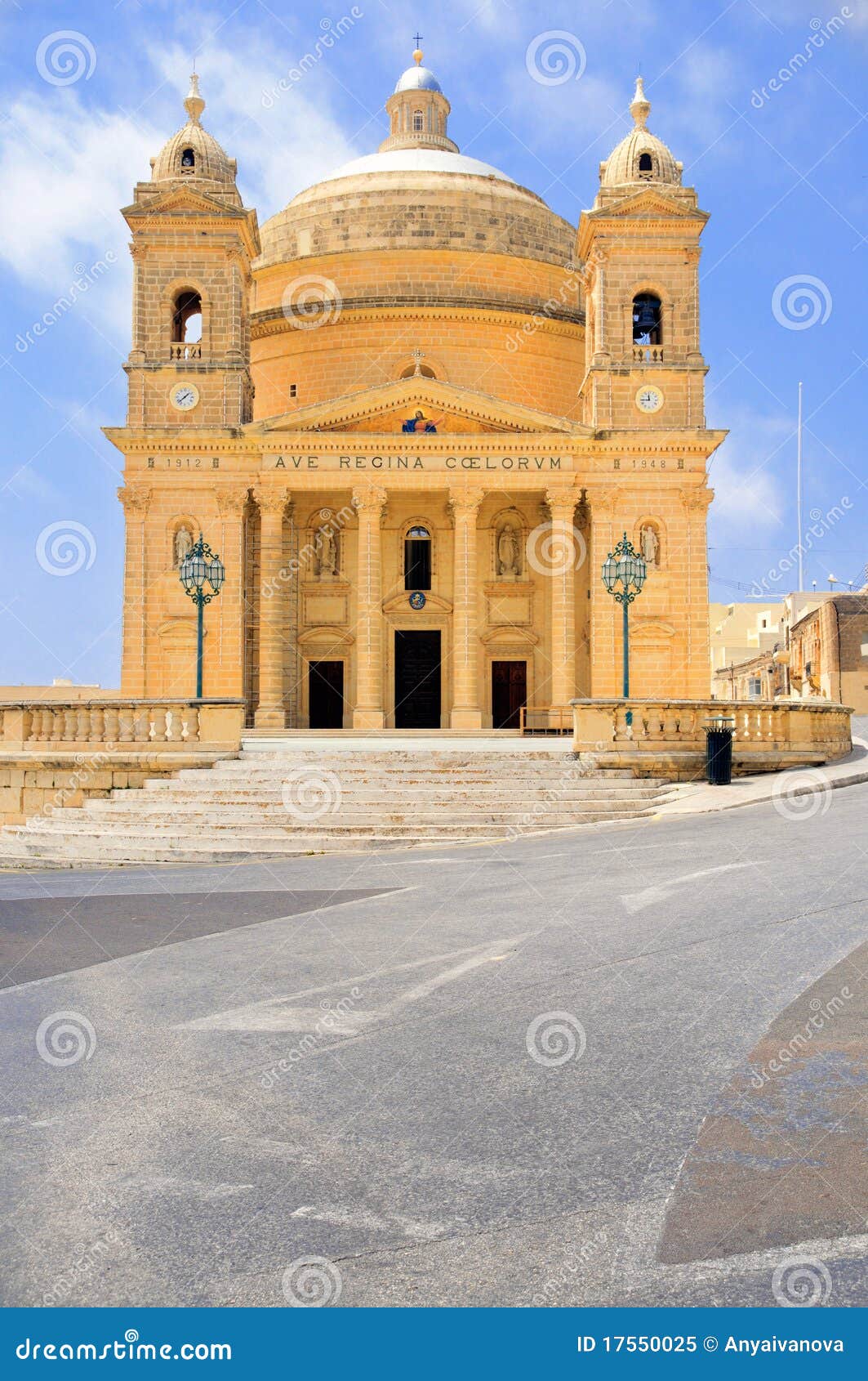 Malta, Church in Haz-Zebbug Stock Image - Image of building, maltese ...