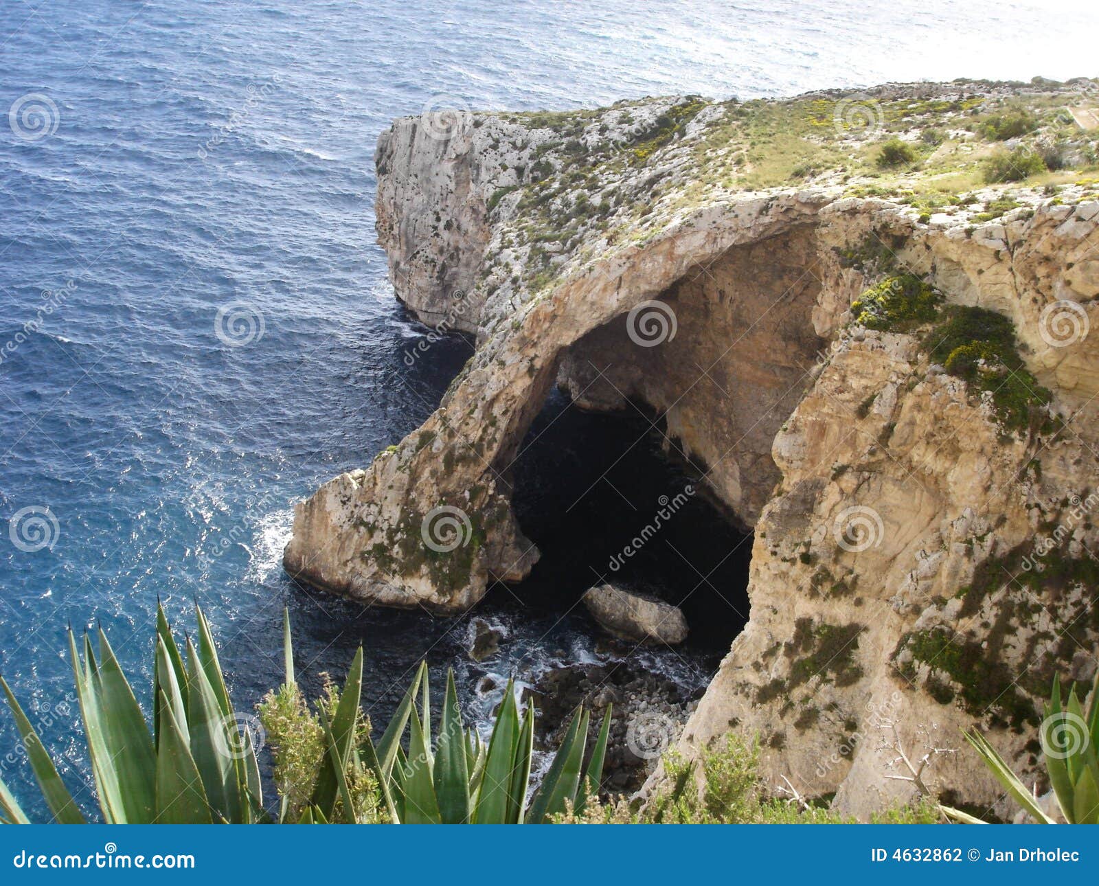 Malta cliffs stock photo. Image of malta, blue, valeta - 4632862