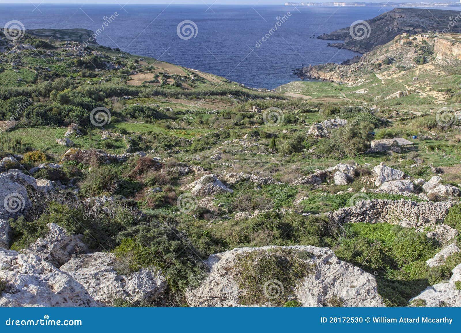 Malta Countryside View stock photo. Image of europe, nature - 28172530