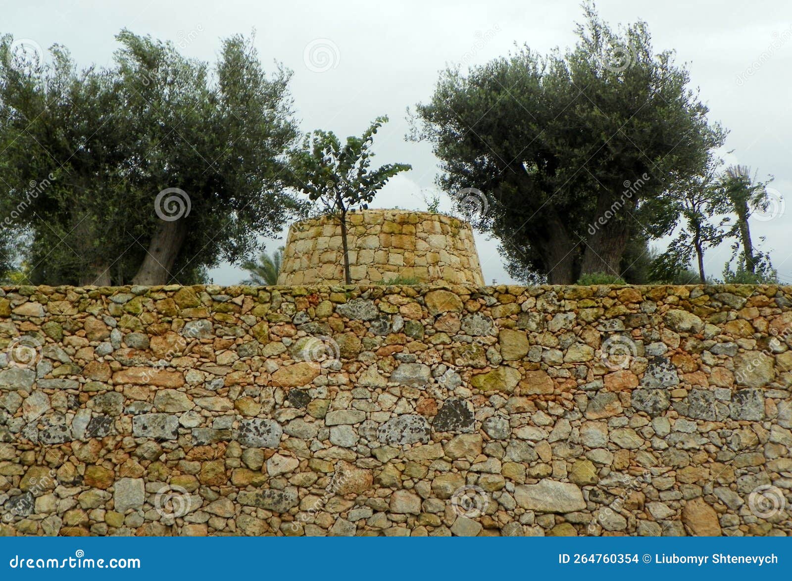 Malta, Dingli, Forged Gate And Palm Trees Royalty-Free Stock Photo ...
