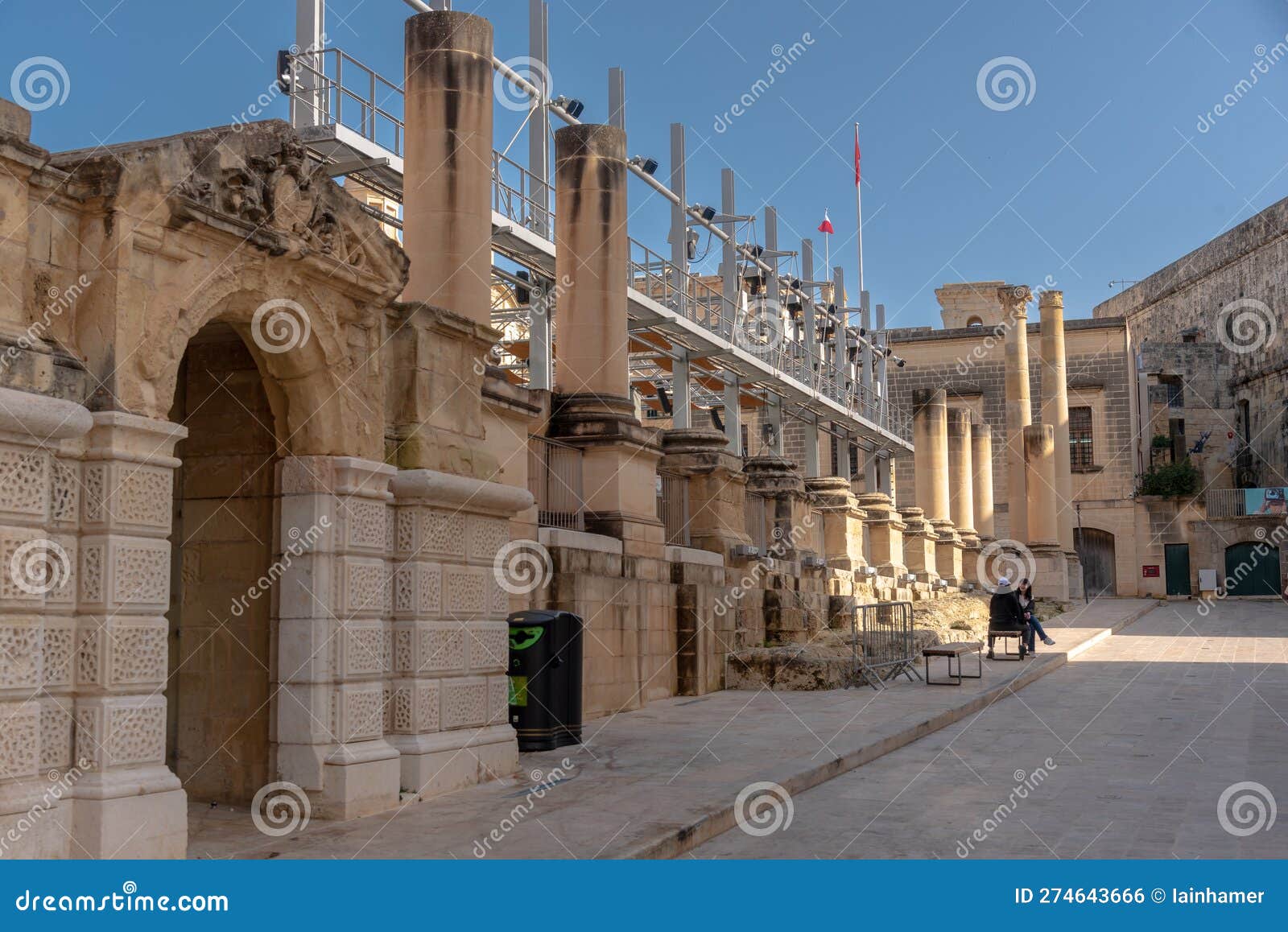 Royal Opera House Site Valletta, Malta Editorial Photo - Image of ...