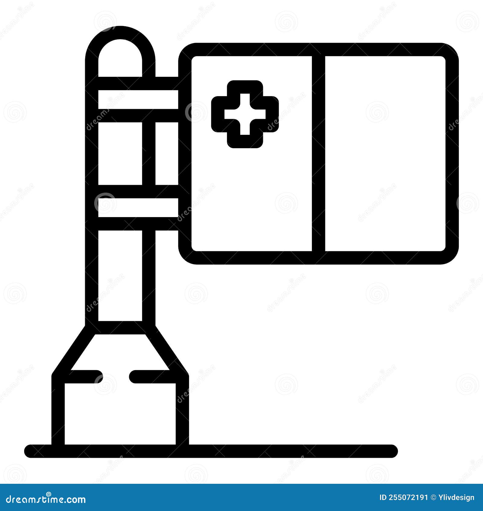 Malta Flag Icon Outline Vector. Pointer Map Stock Vector - Illustration ...