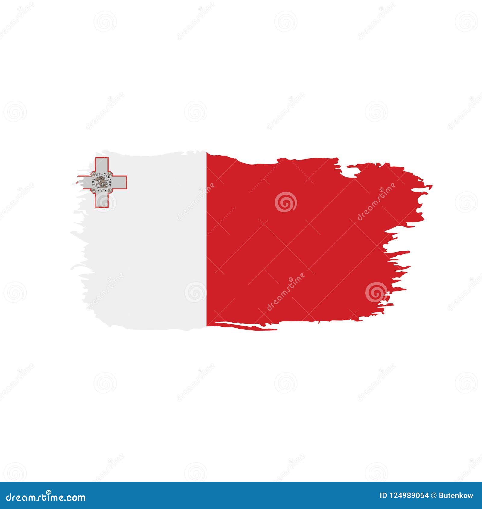 Malta Flag Vector Illustration Stock Illustration Illustration Of