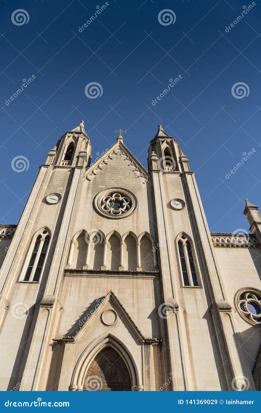 Church of Our Lady of Mount Carmel Balluta Bay Sliema Malta Stock Image ...