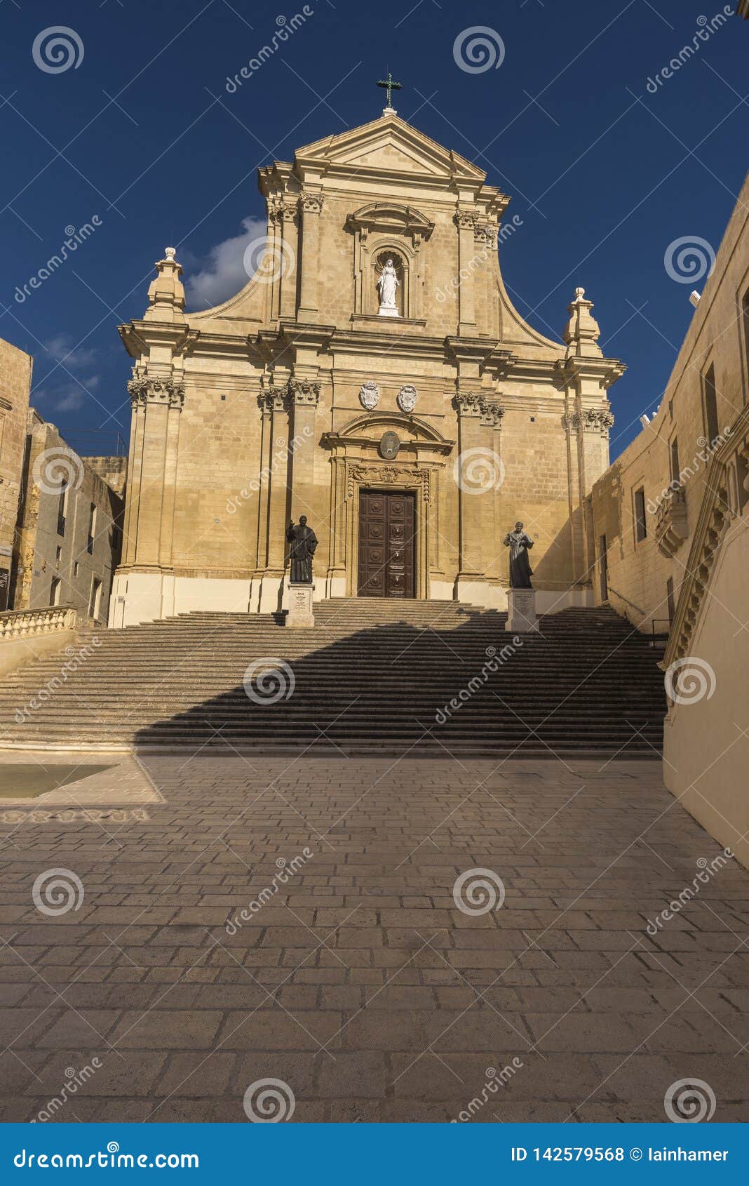 Il-Katidral Ta` GÄ§awdex Victoria Gozo Stock Photo - Image of former ...