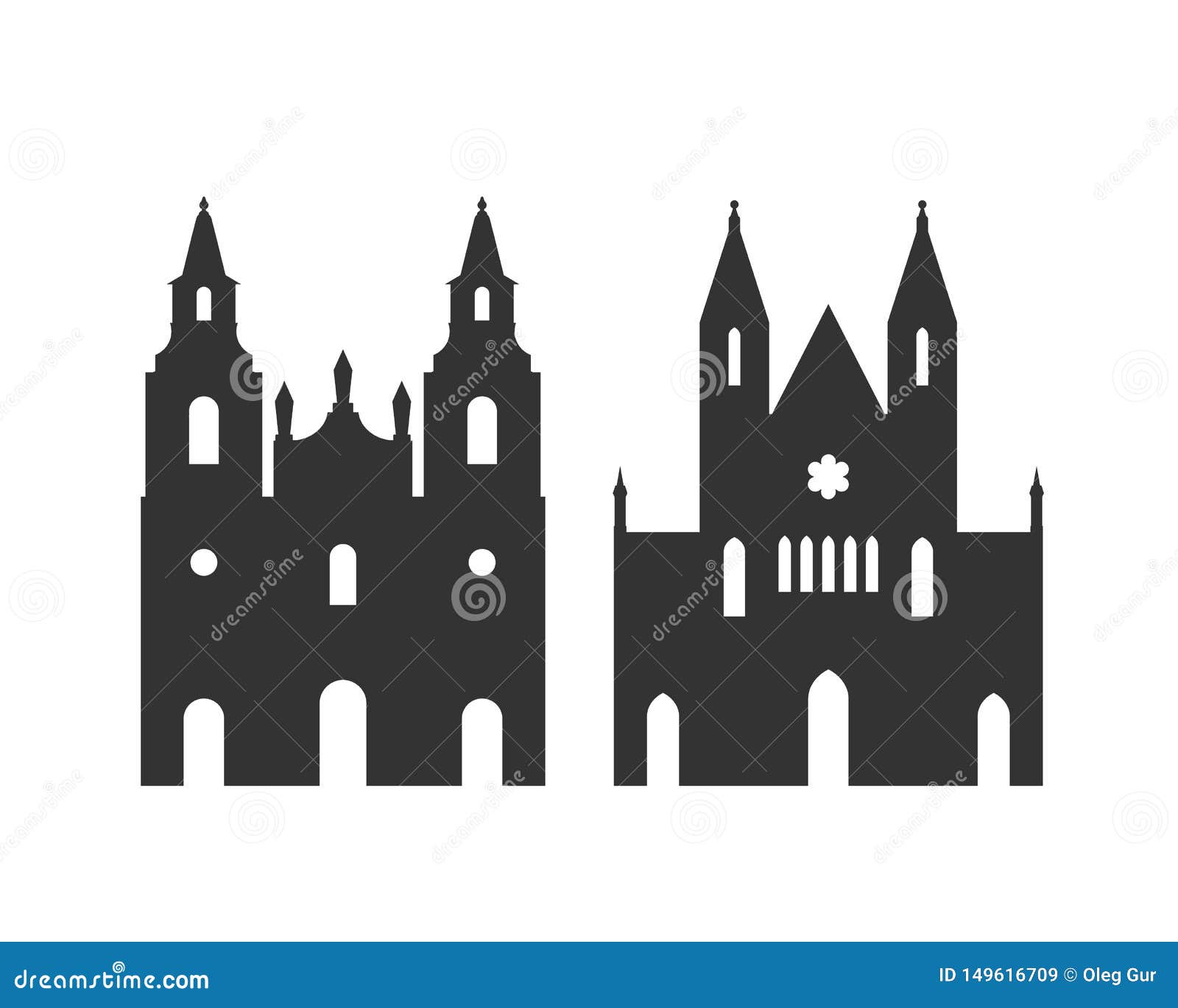 Malta Logo. Isolated Maltese Architecture On White Background Cartoon ...