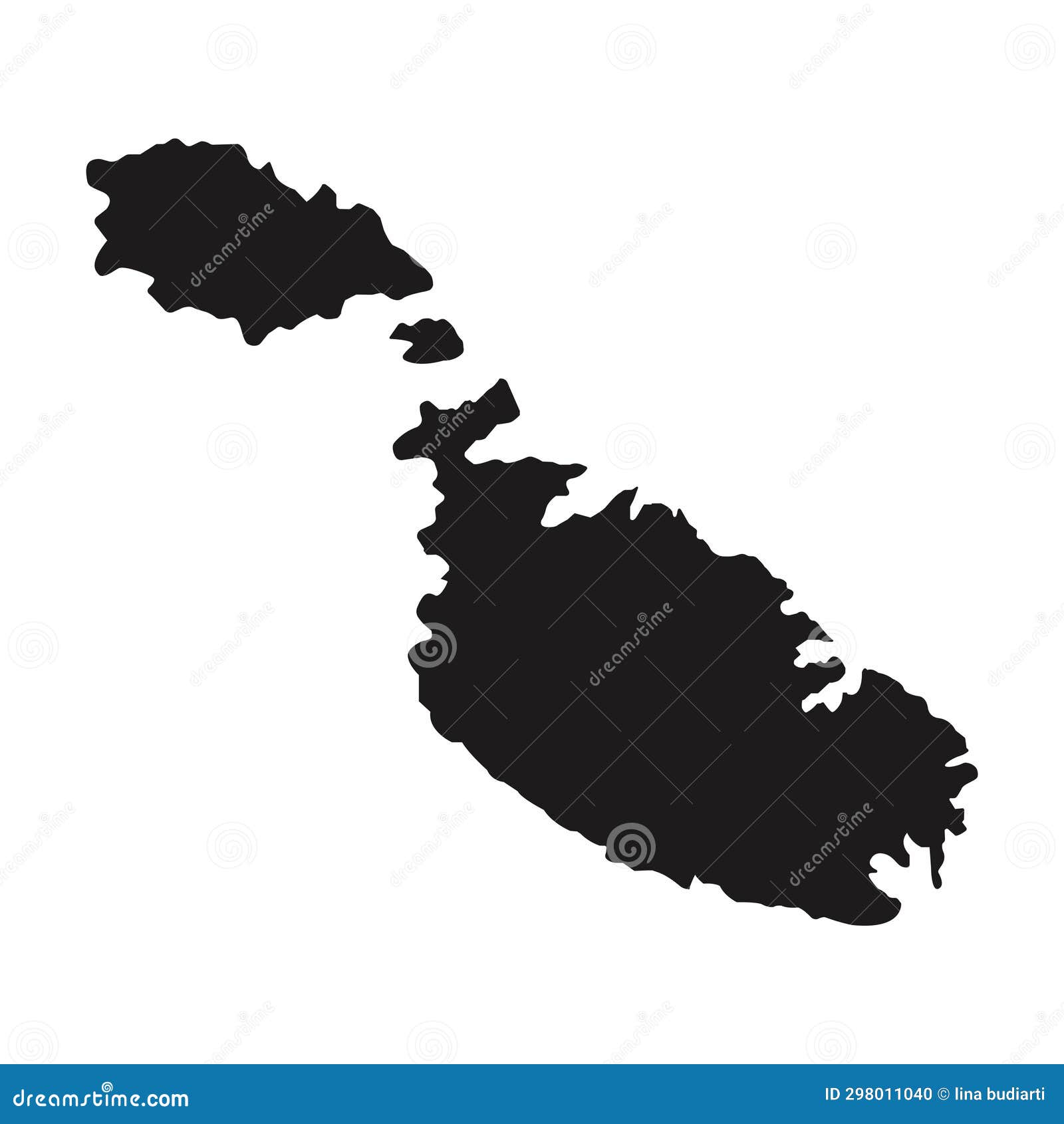 Malta map icon stock vector. Illustration of surface - 298011040