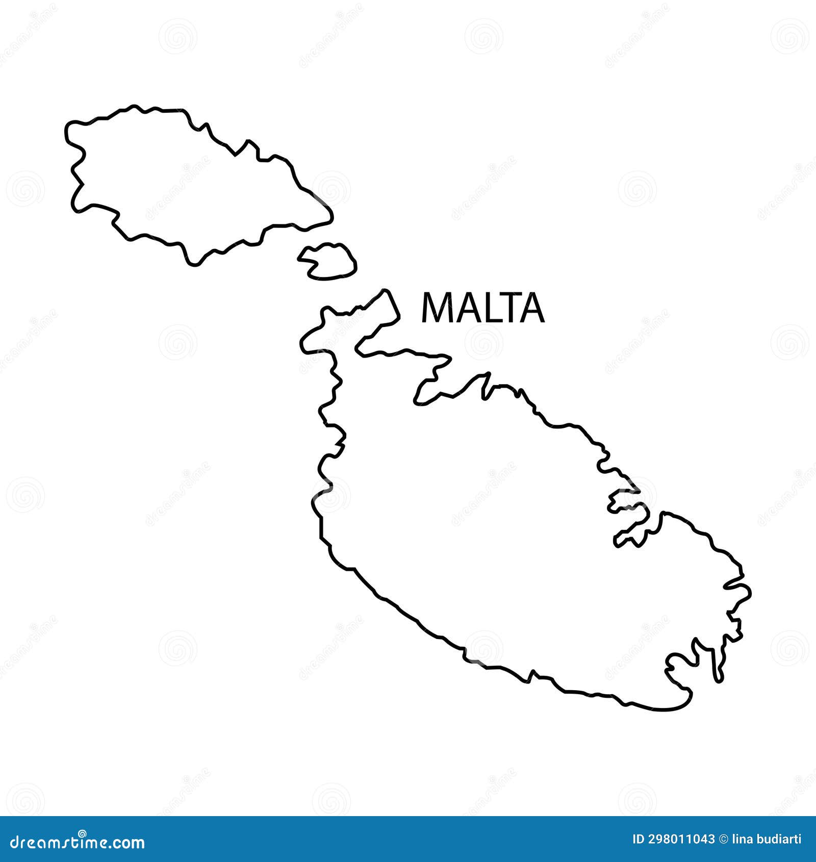 Malta map icon stock illustration. Illustration of isolated - 298011043