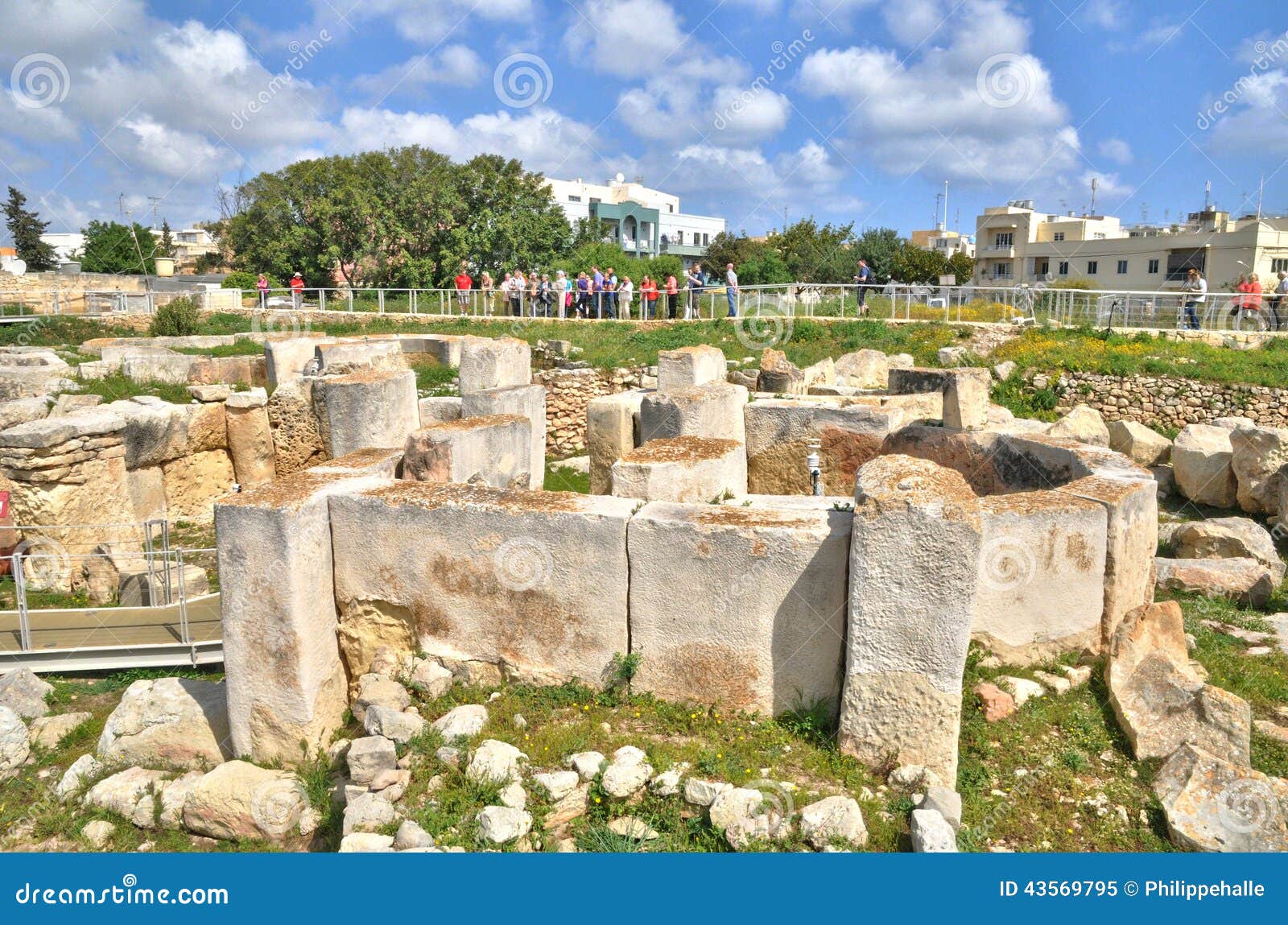 Tarxien Temple Main Entrance | Megalithic Editorial Photo ...