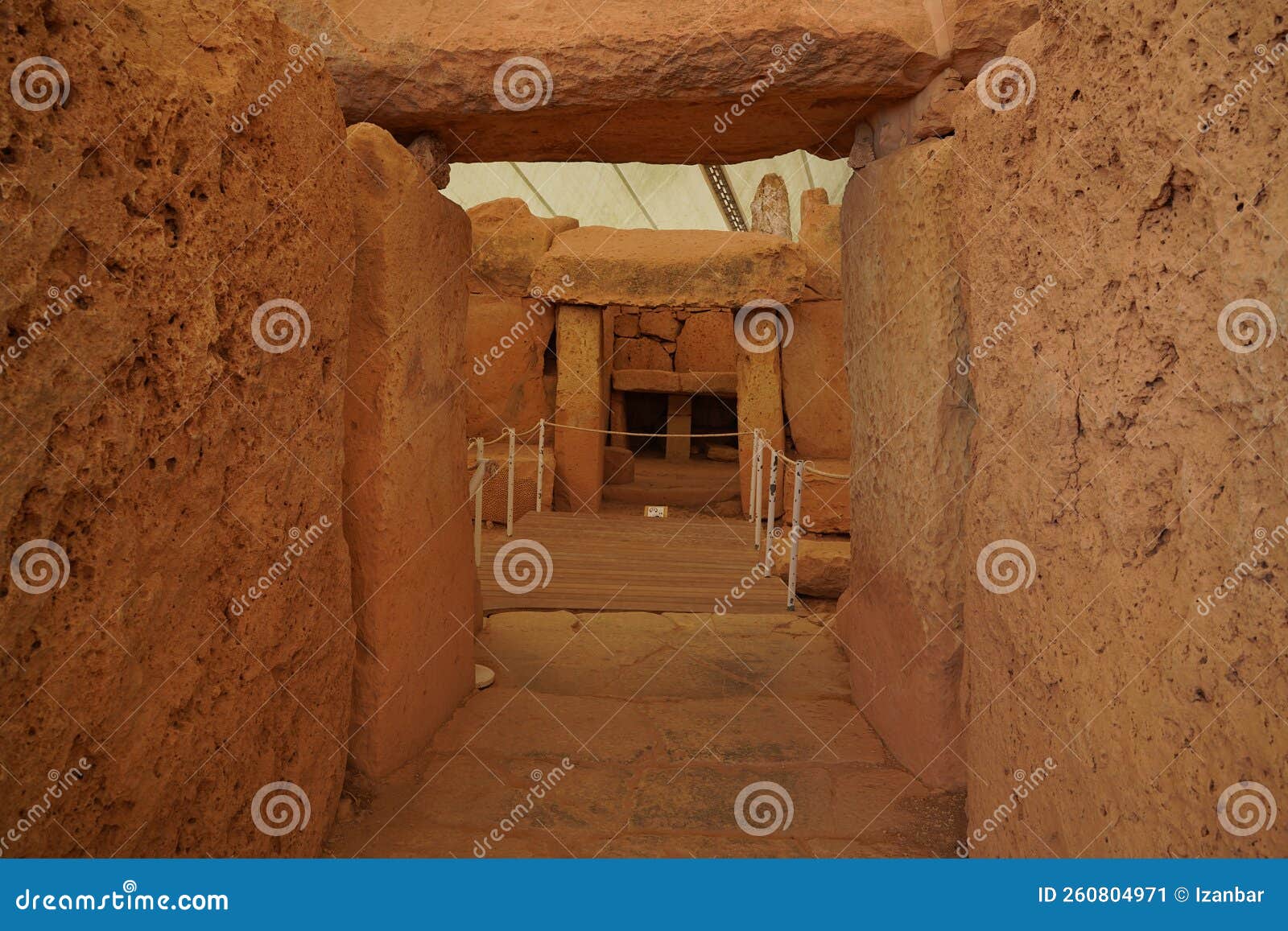Malta Megalitic Temple Archeological Site Stock Image - Image of dolmen ...