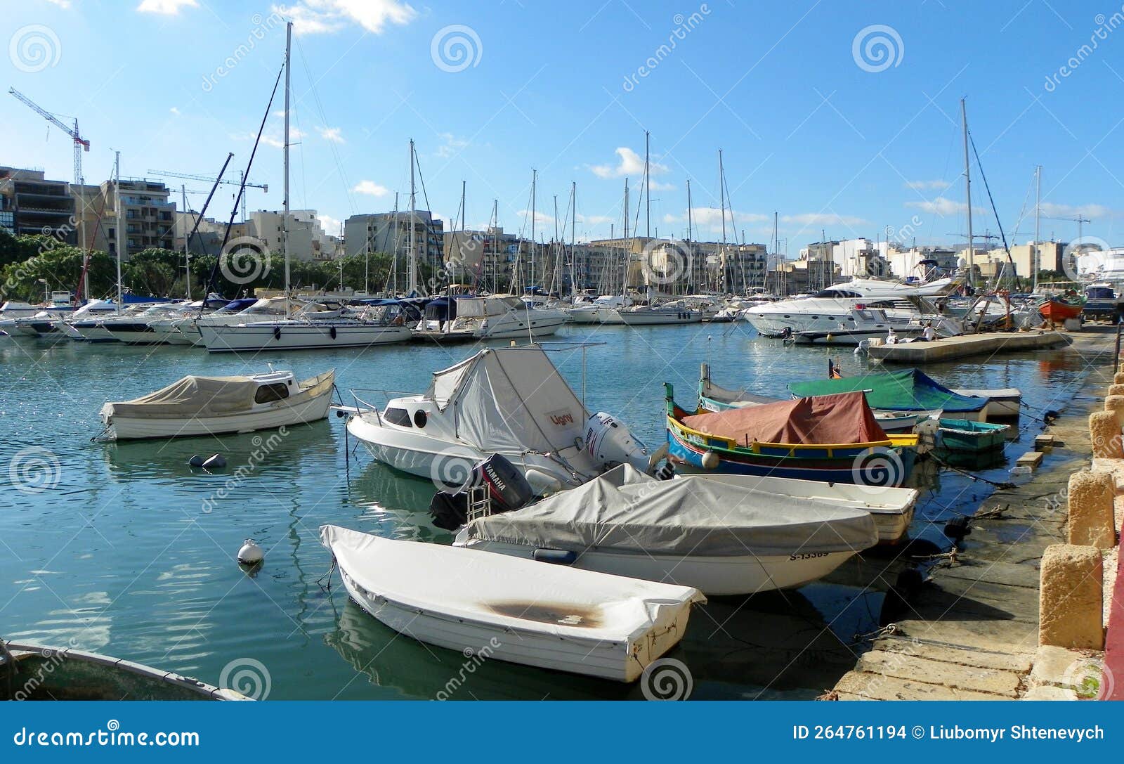 Malta, Msida, Msida Yacht Marina Stock Photo - Image of blue, vacation ...