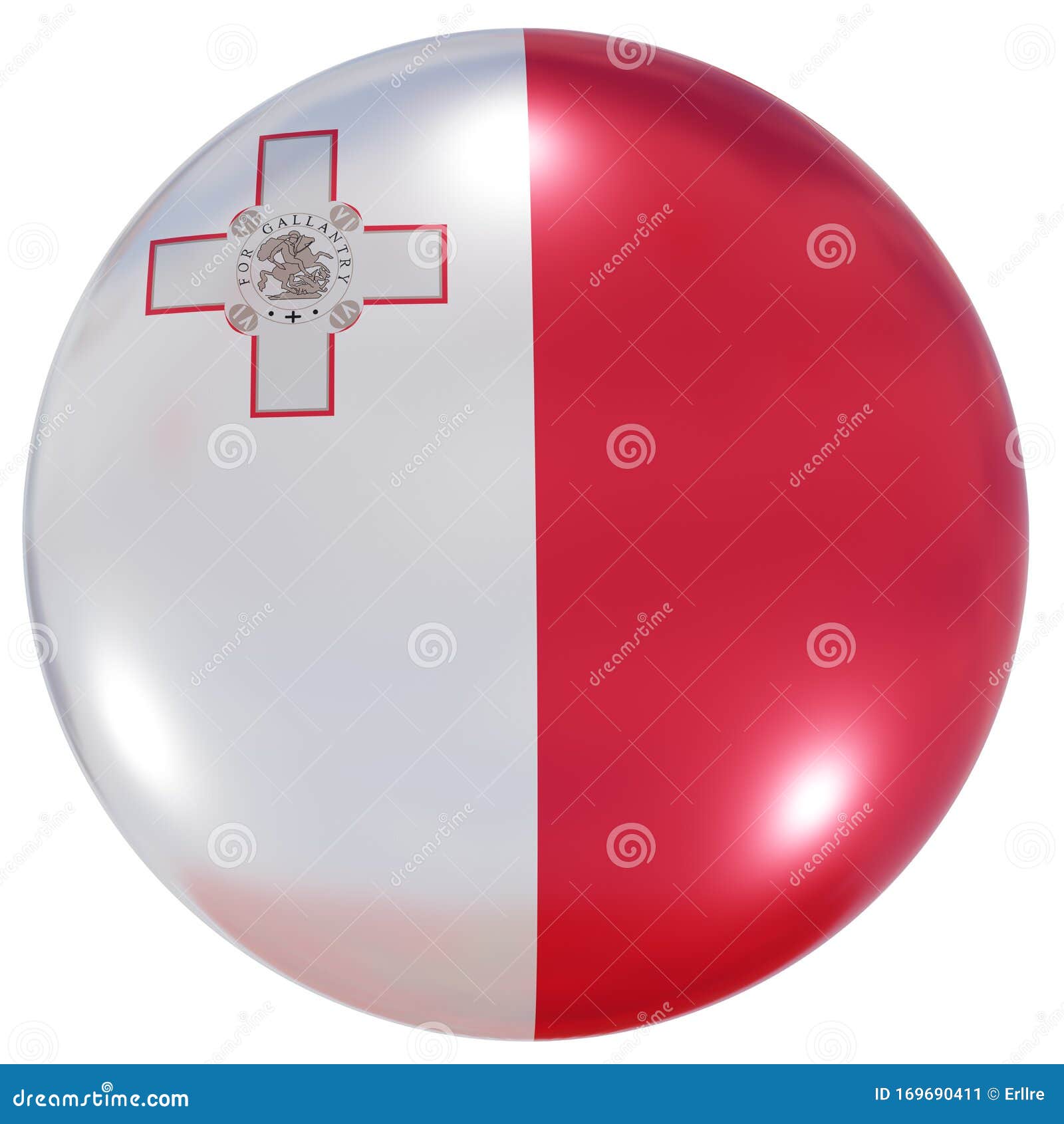 Malta national flag button stock illustration. Illustration of maltese ...