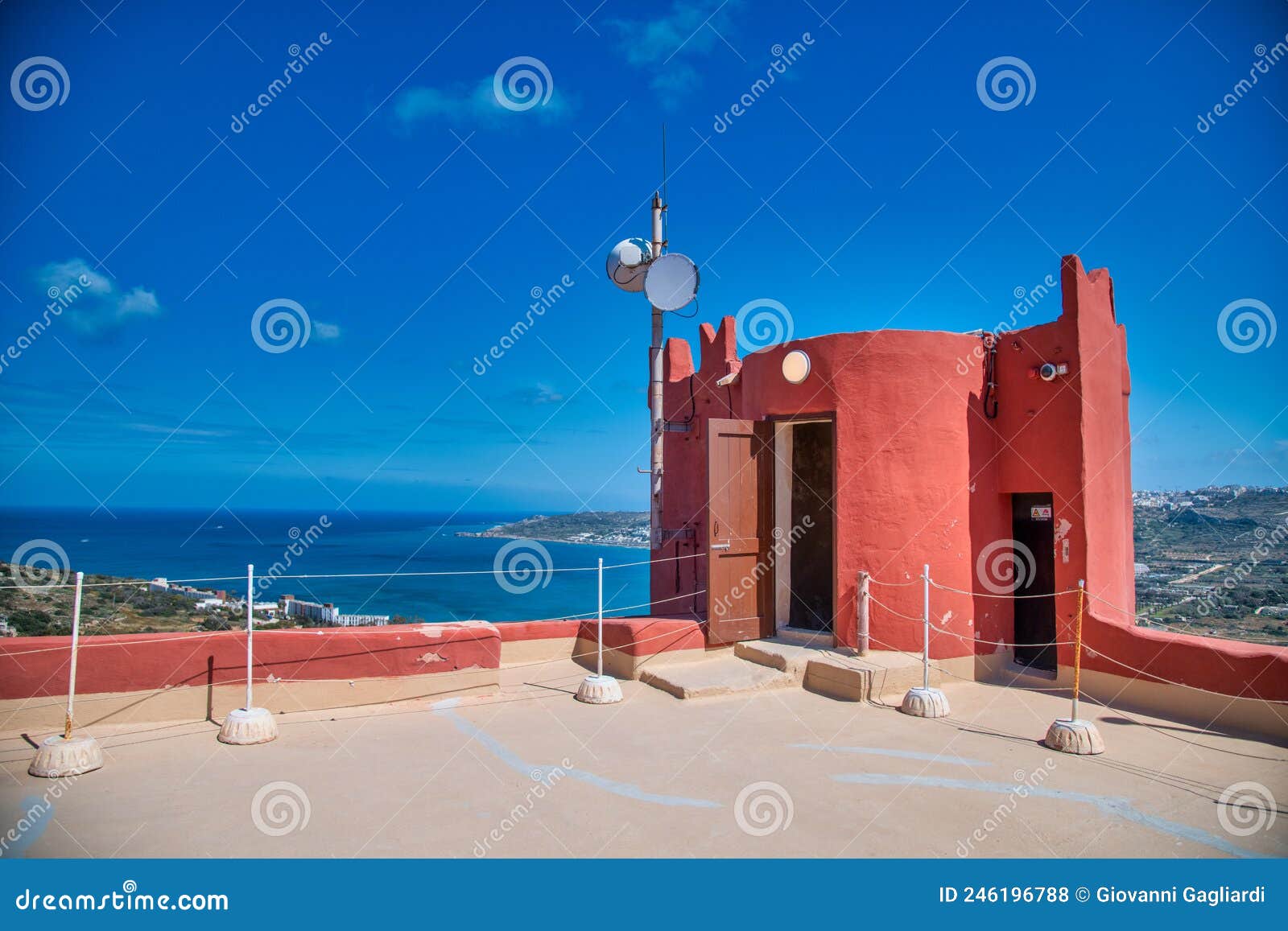 Malta, Red Tower of Mellieha Stock Photo - Image of europe, fort: 246196788