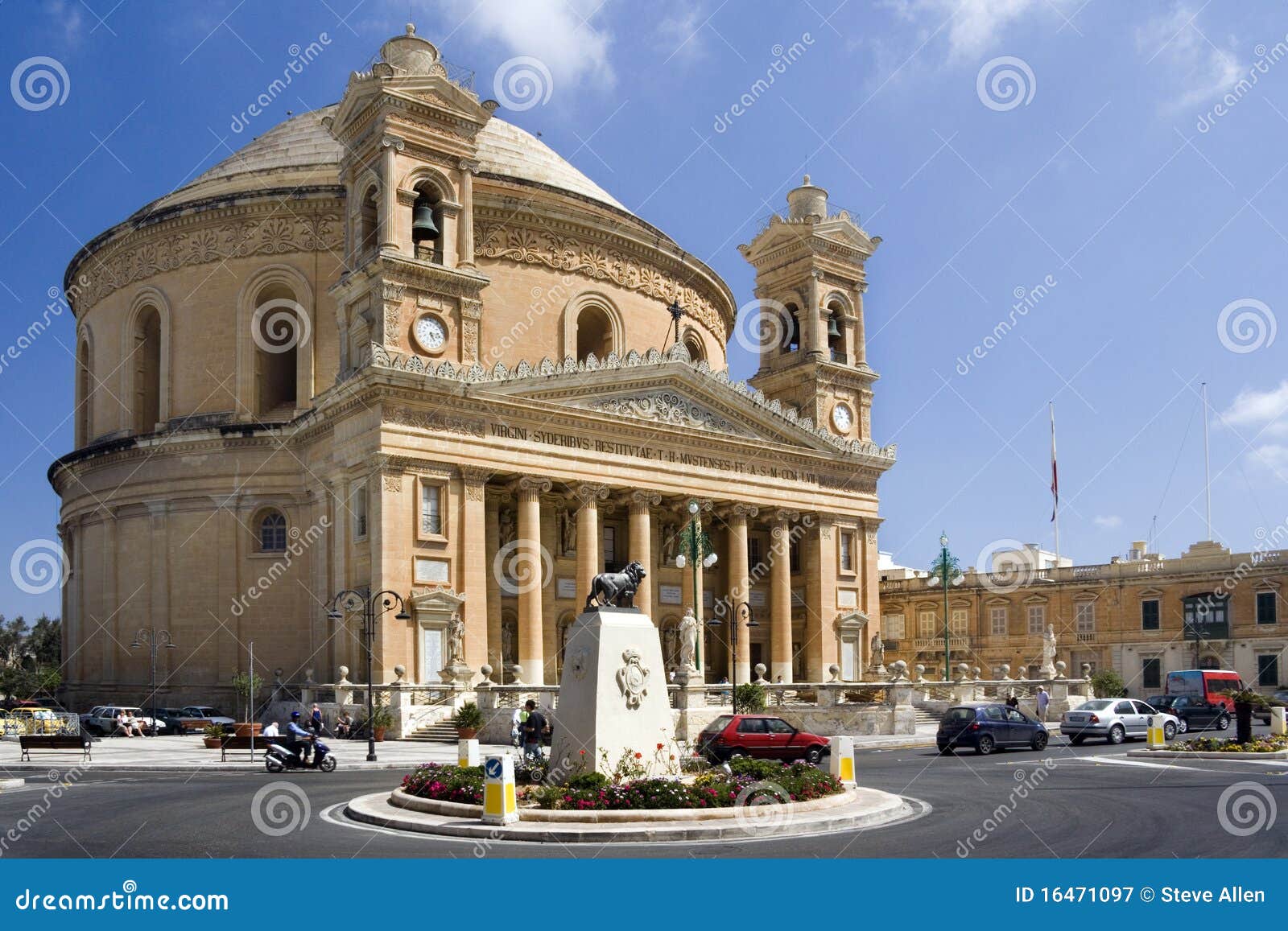 Malta - Rotunda in the Town of Mosta Editorial Photography - Image of ...