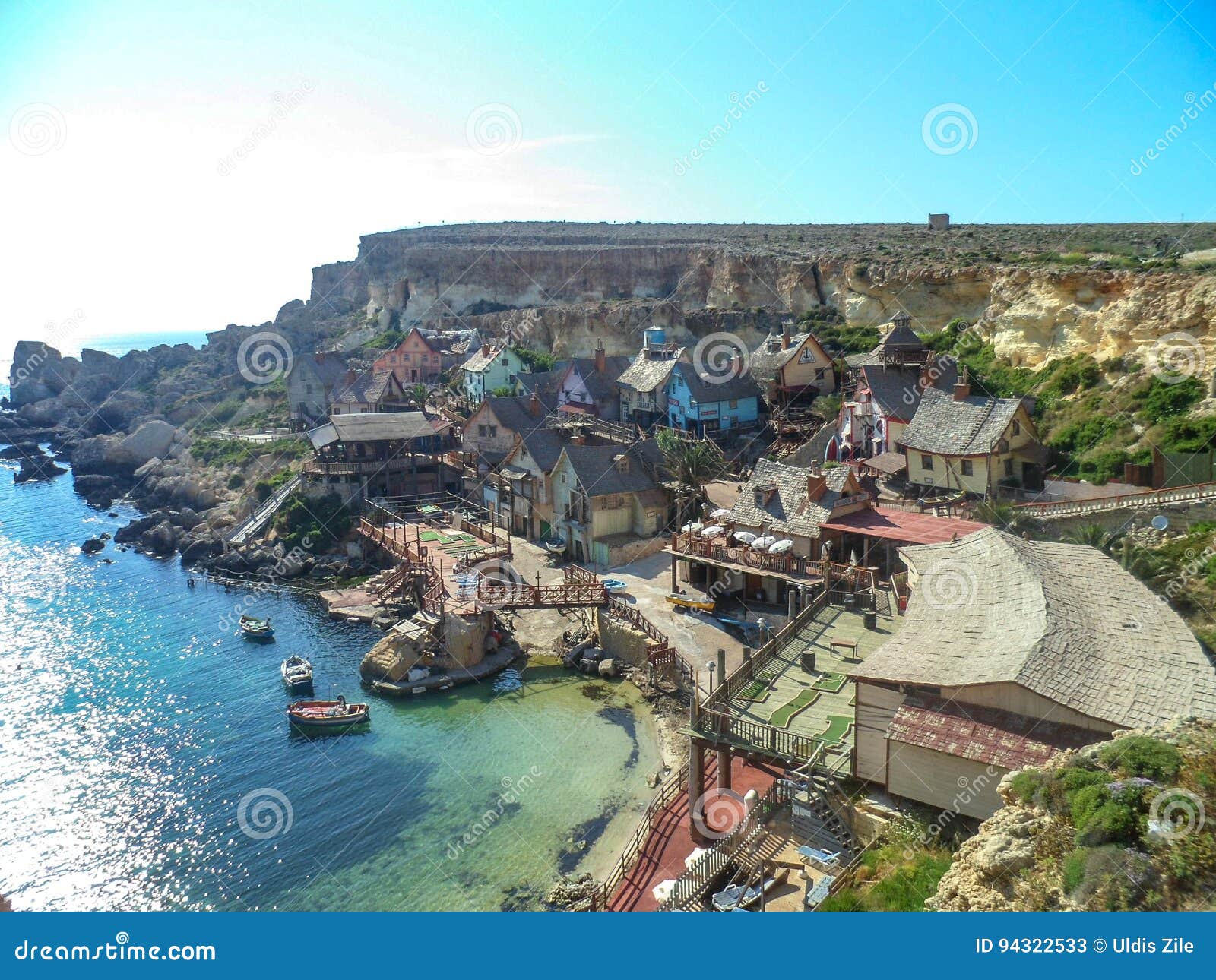Malta in summer stock image. Image of tourism, port, attraction - 94322533