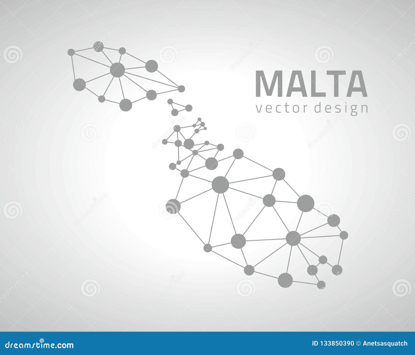Malta - Outline Map Cartoon Vector | CartoonDealer.com #126924529