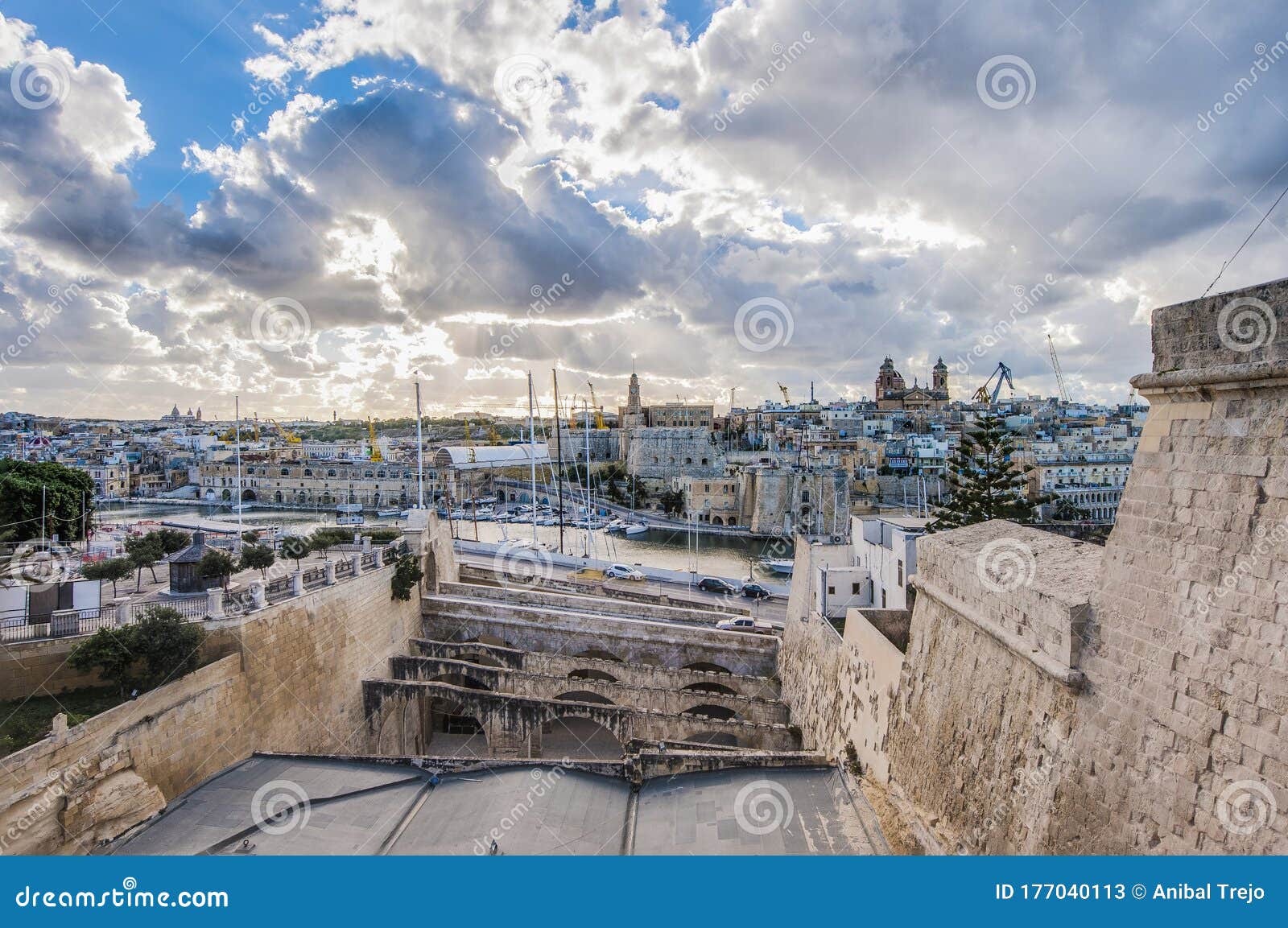 Malta at War Museum in Vittoriosa, Malta Stock Image - Image of ...