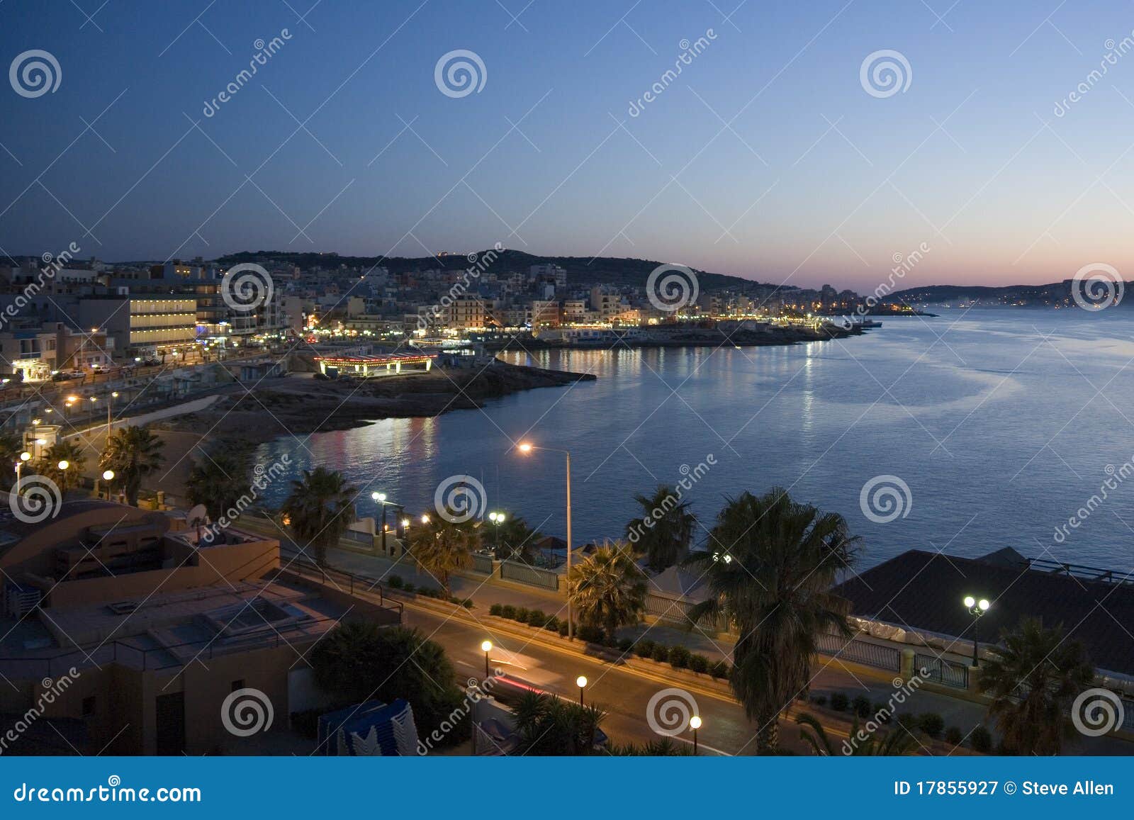 Malte - Bugibba Et Compartiment De Rue Pauls Image stock - Image du ...