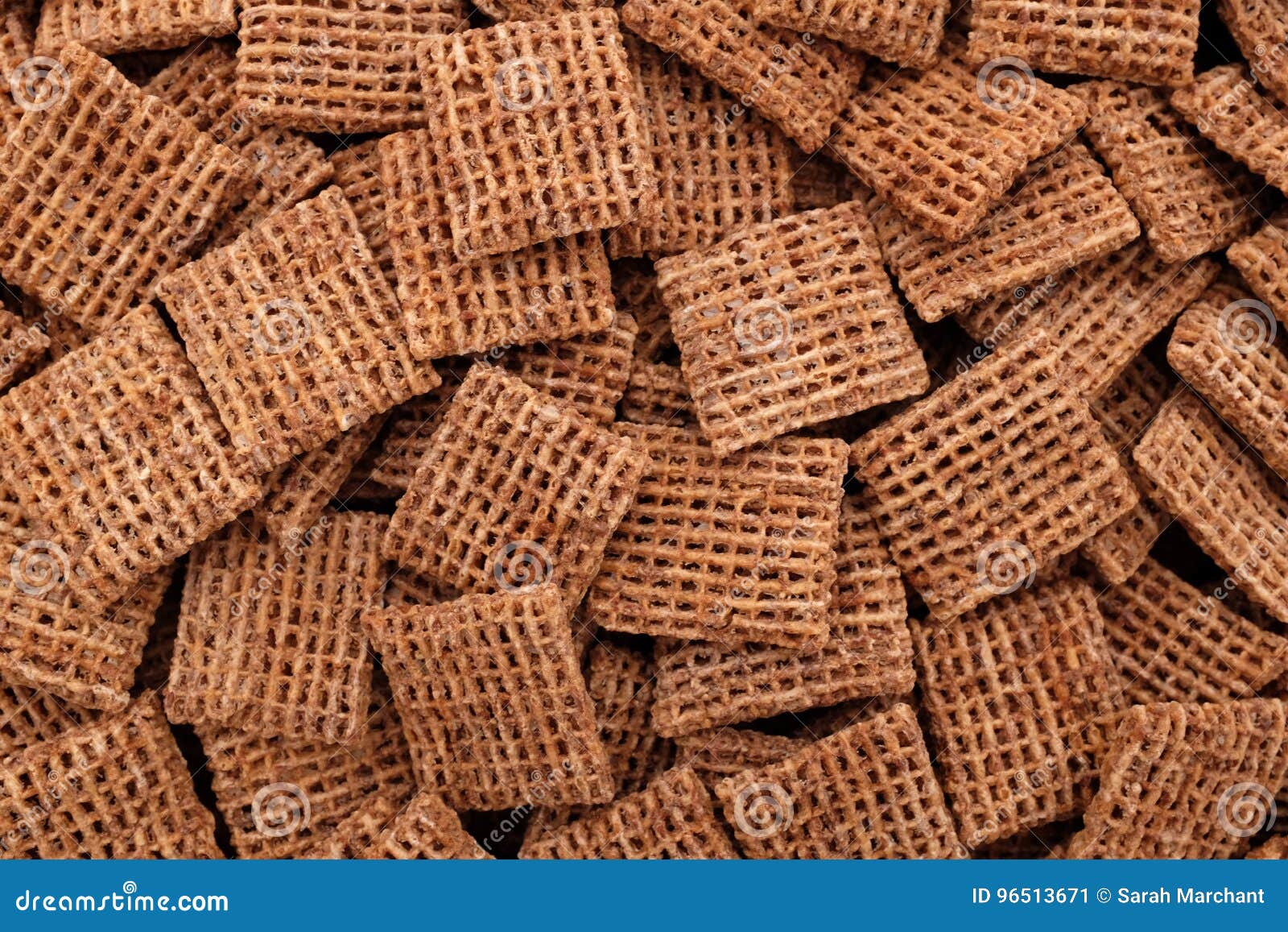 Malted Wheat Biscuits Breakfast Cereal Background Stock Image - Image ...