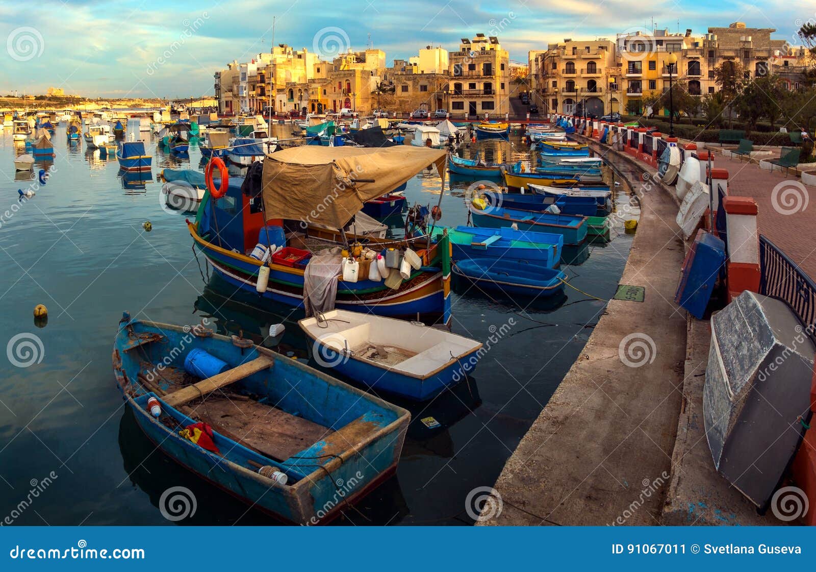 Maltese Boats. the Port of Birzebbuga Editorial Photo - Image of ...