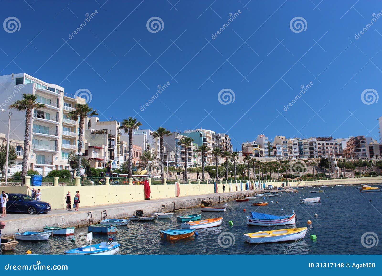 Maltese coast editorial stock photo. Image of games, palm - 31317148