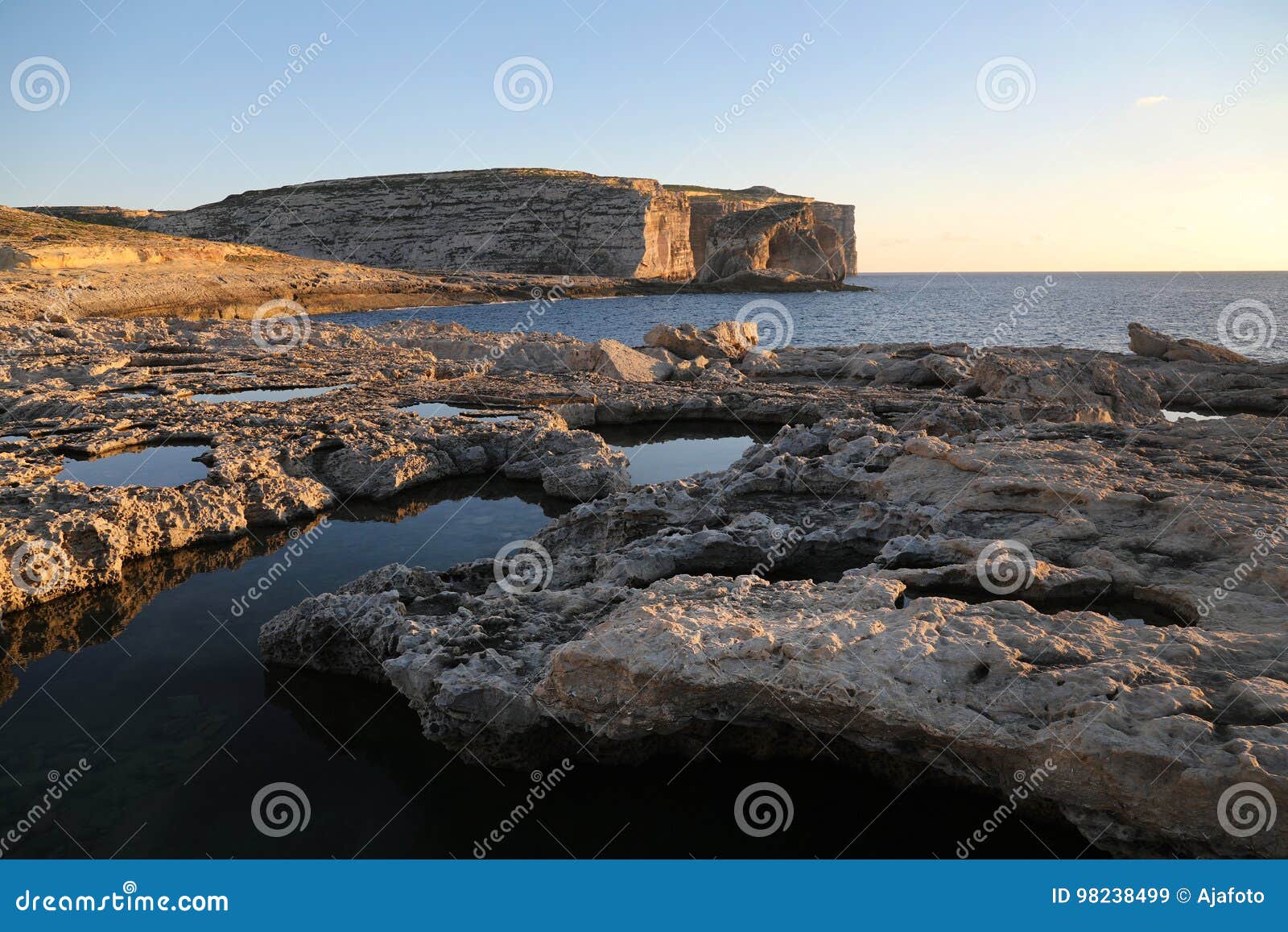 Maltese Coastline and Mediterranean Sea Stock Image - Image of travel ...