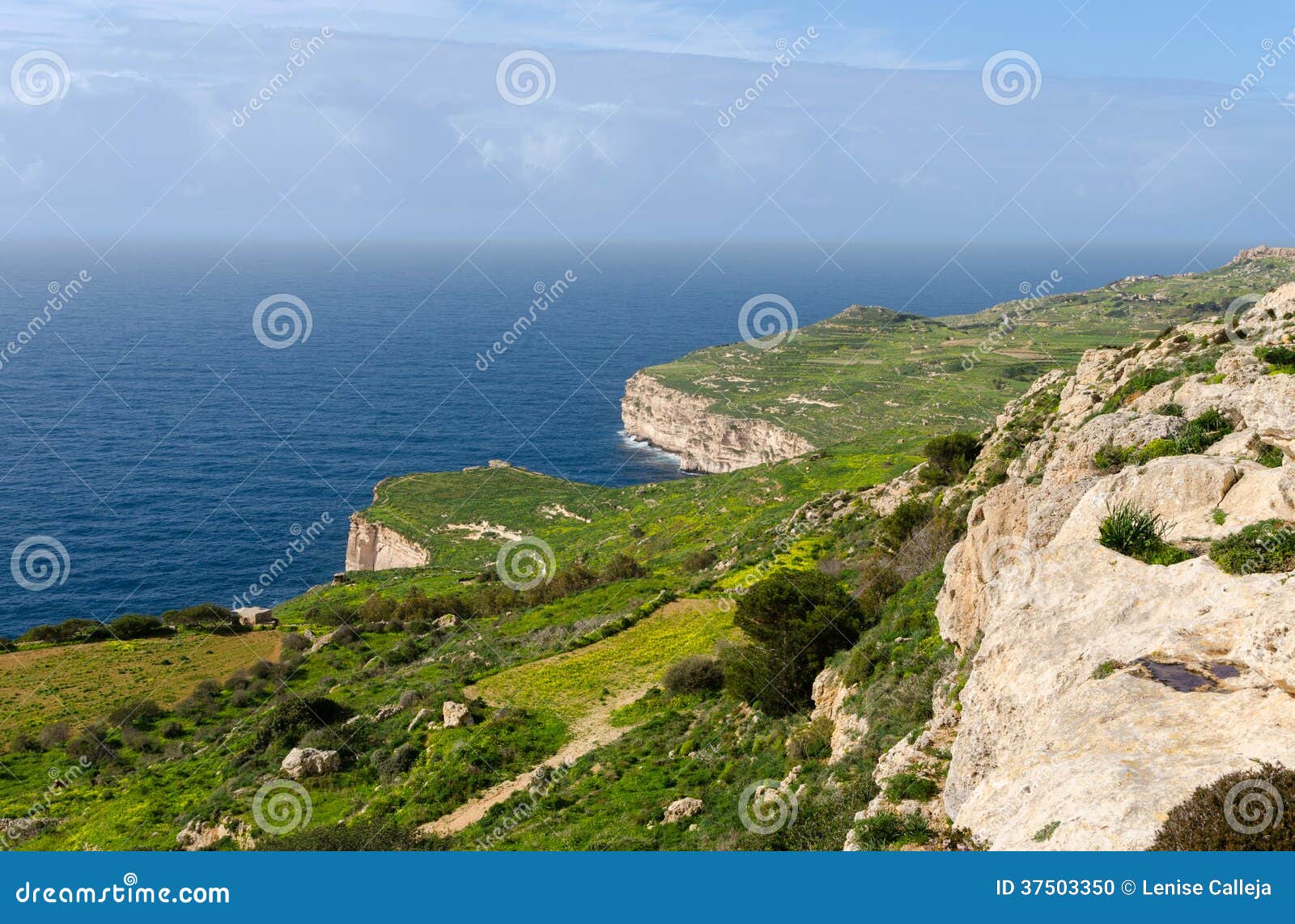 Maltese countryside stock photo. Image of cloud, peaceful - 37503350