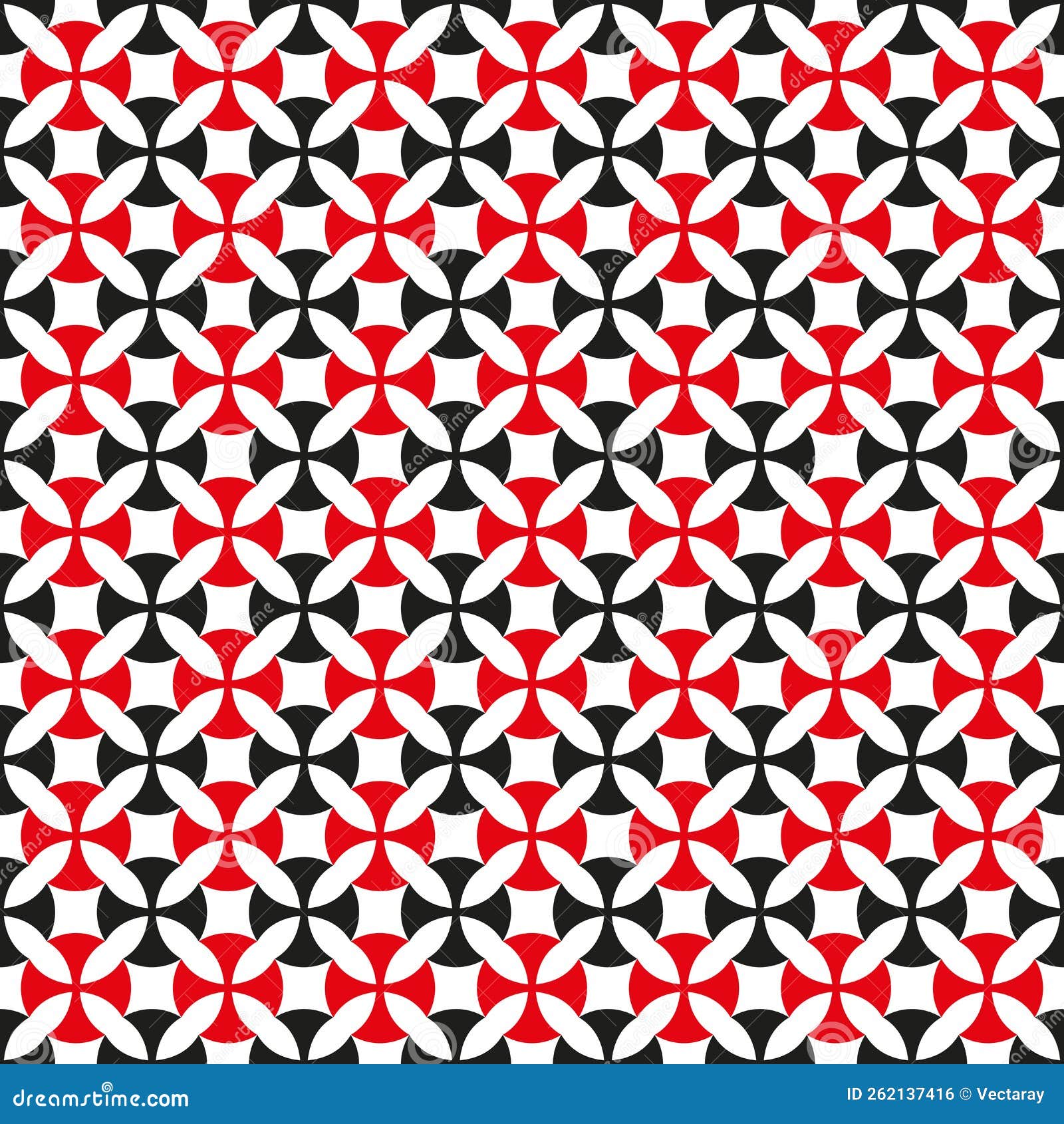 Seamless Medieval Cross Pattern Background Stock Illustration ...