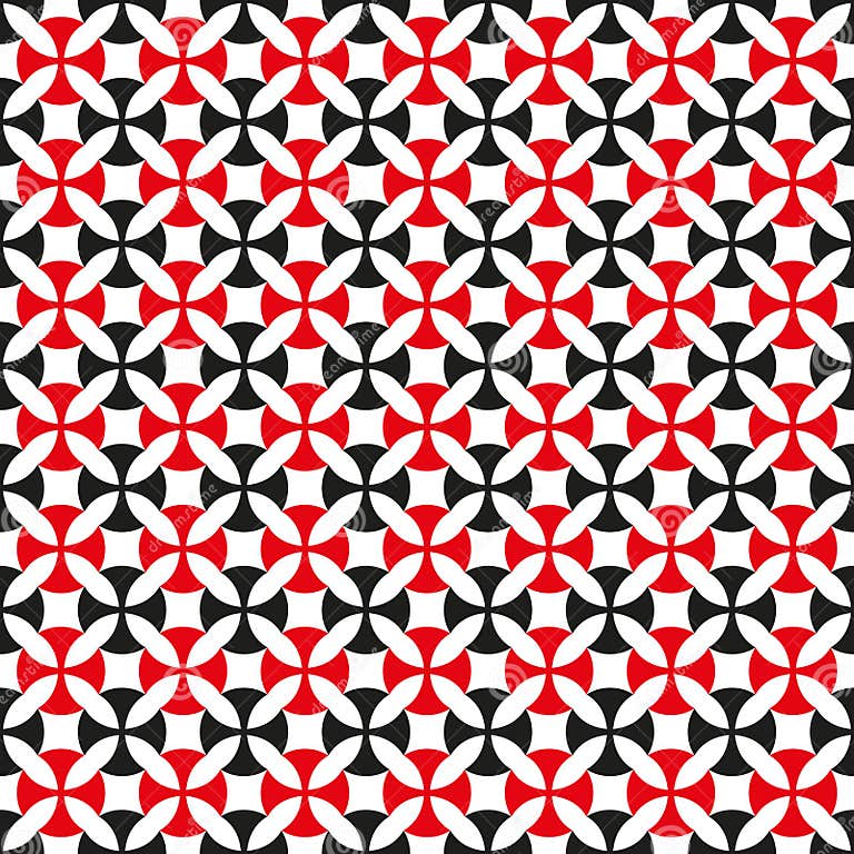 Seamless Medieval Cross Pattern Background Stock Illustration ...