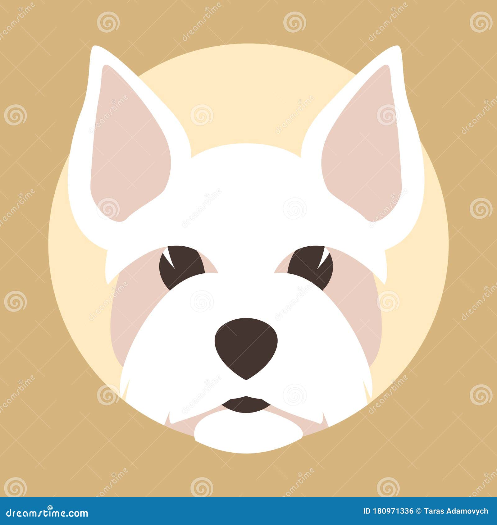 Maltese Dog, Vector Illustration, Flat Style Stock Vector ...