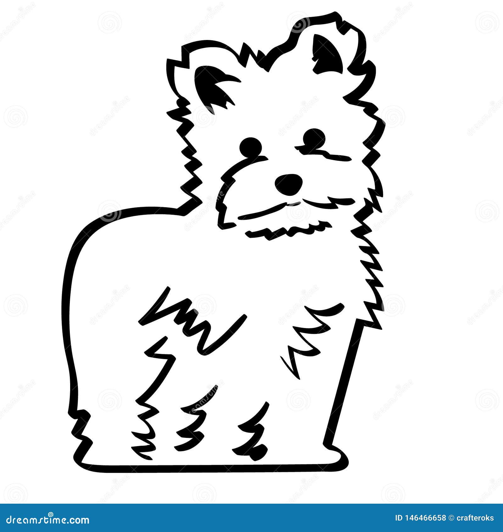 Maltese - Vector Set Isolated Illustration On White Background ...