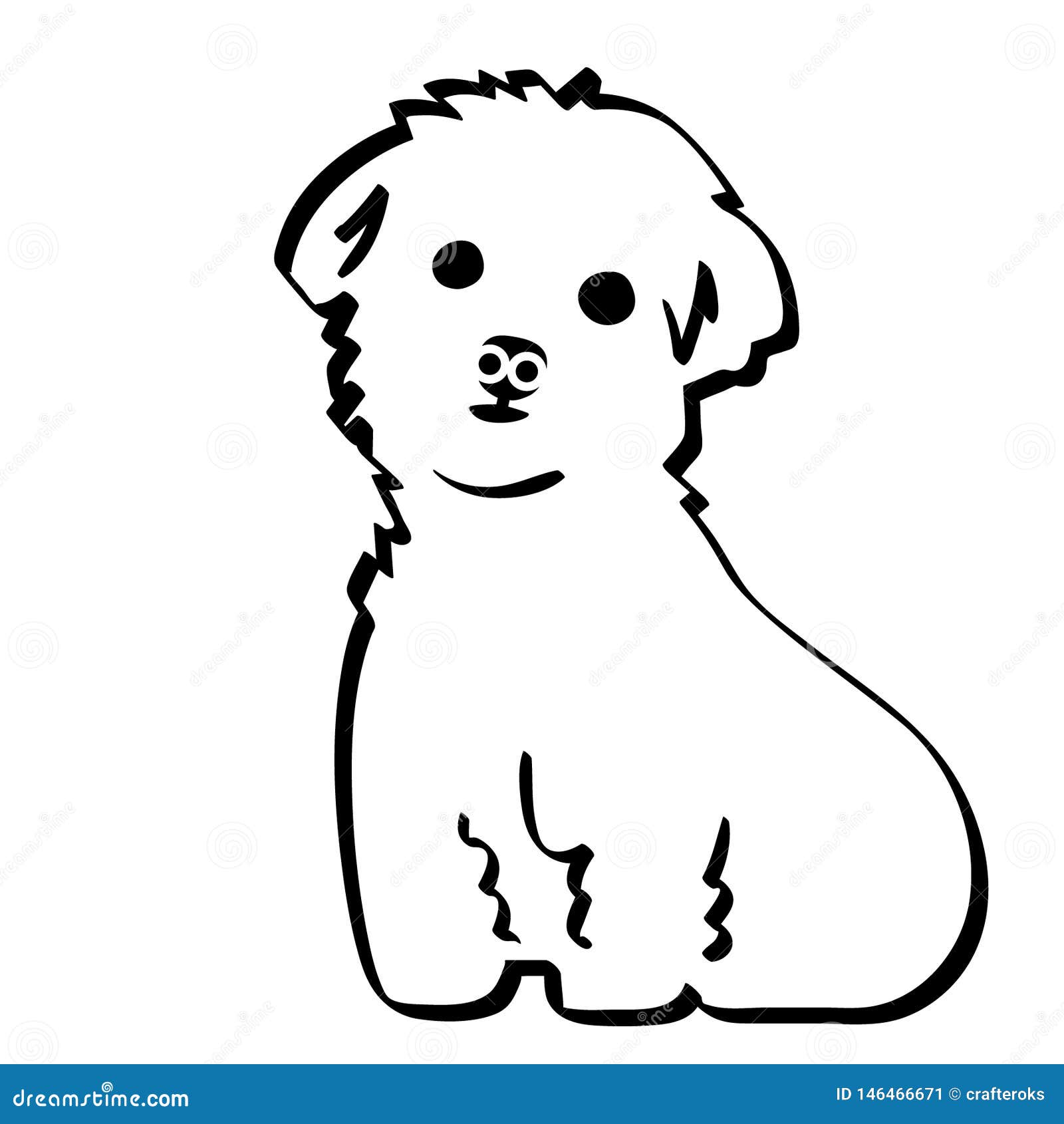 Maltese - Vector Set Isolated Illustration On White Background ...