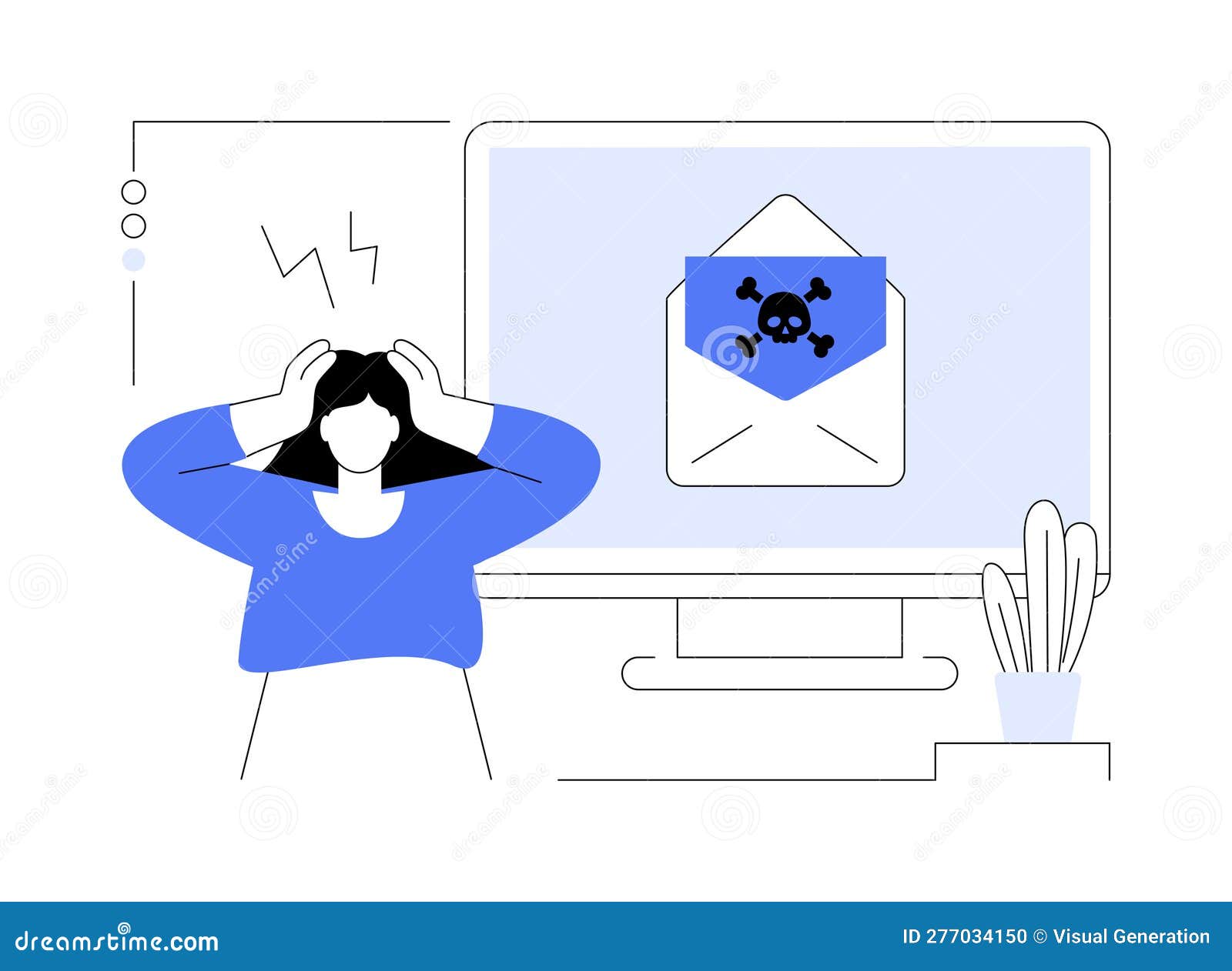 Malware Abstract Concept Vector Illustration. Stock Vector ...