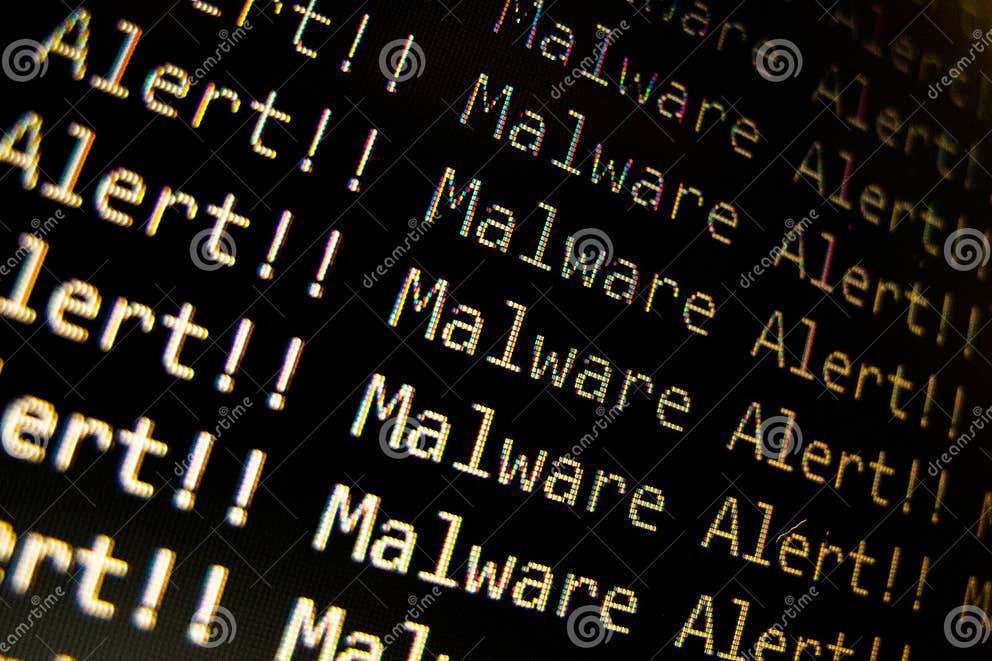 Malware Alert stock image. Image of digital, user, http - 33228233