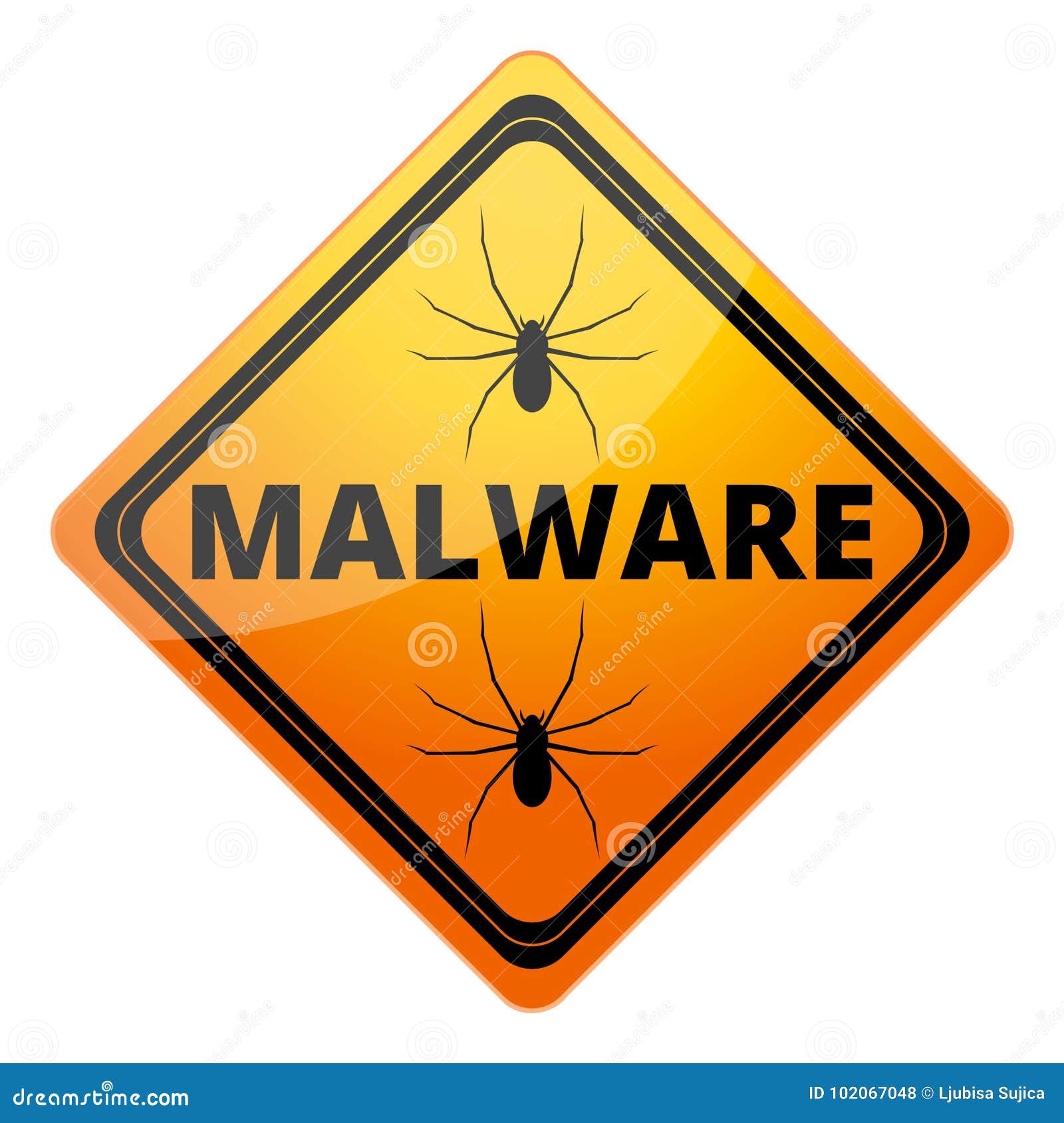 Malware Attention Hazard Sign Stock Vector - Illustration of hacking ... Malware Attention Hazard Sign Stock Vector - Illustration of hacking ...