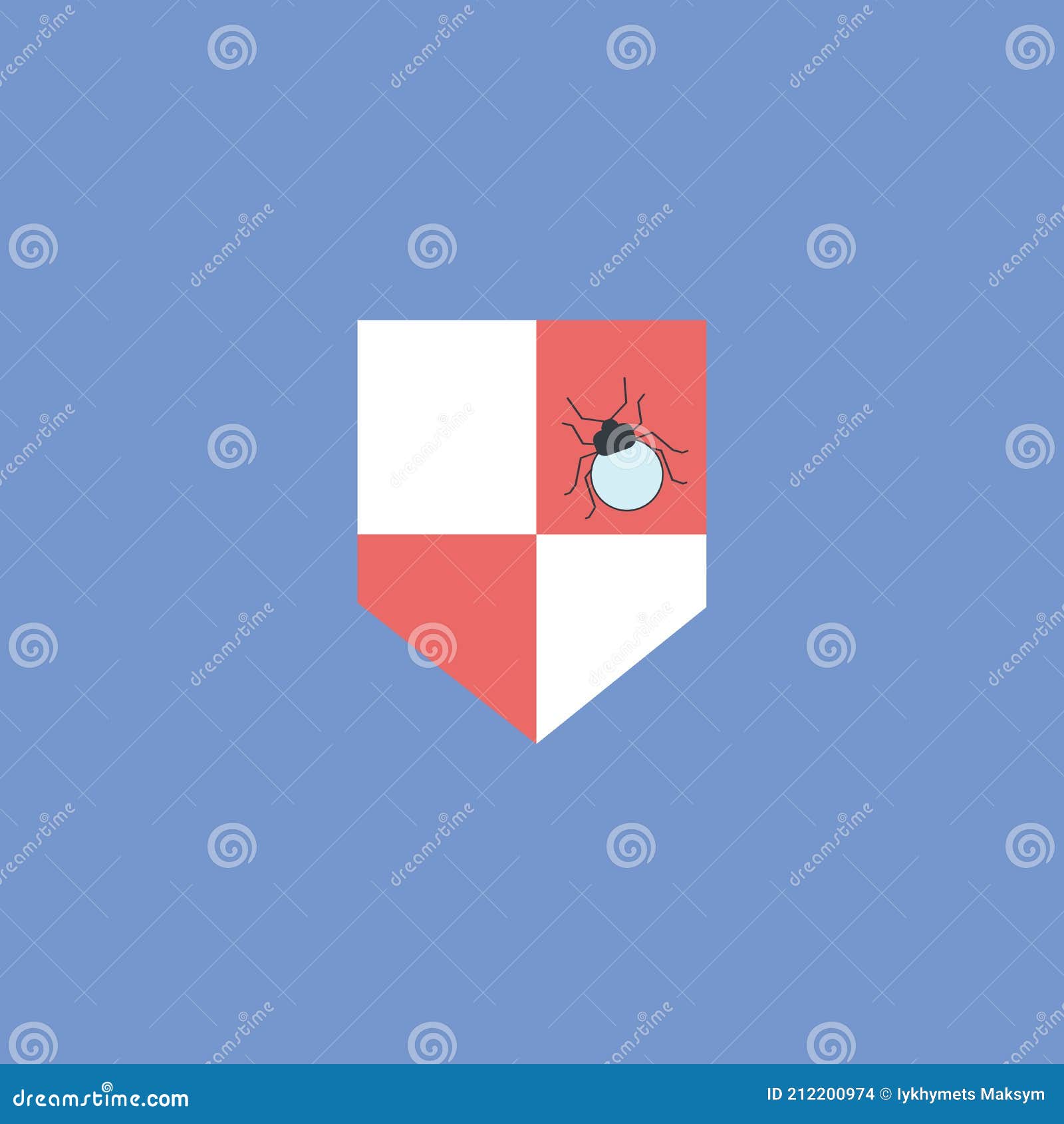 Malware Cartoon Icon. Graphic Elements Vector Illustration, Bug Pattern ...