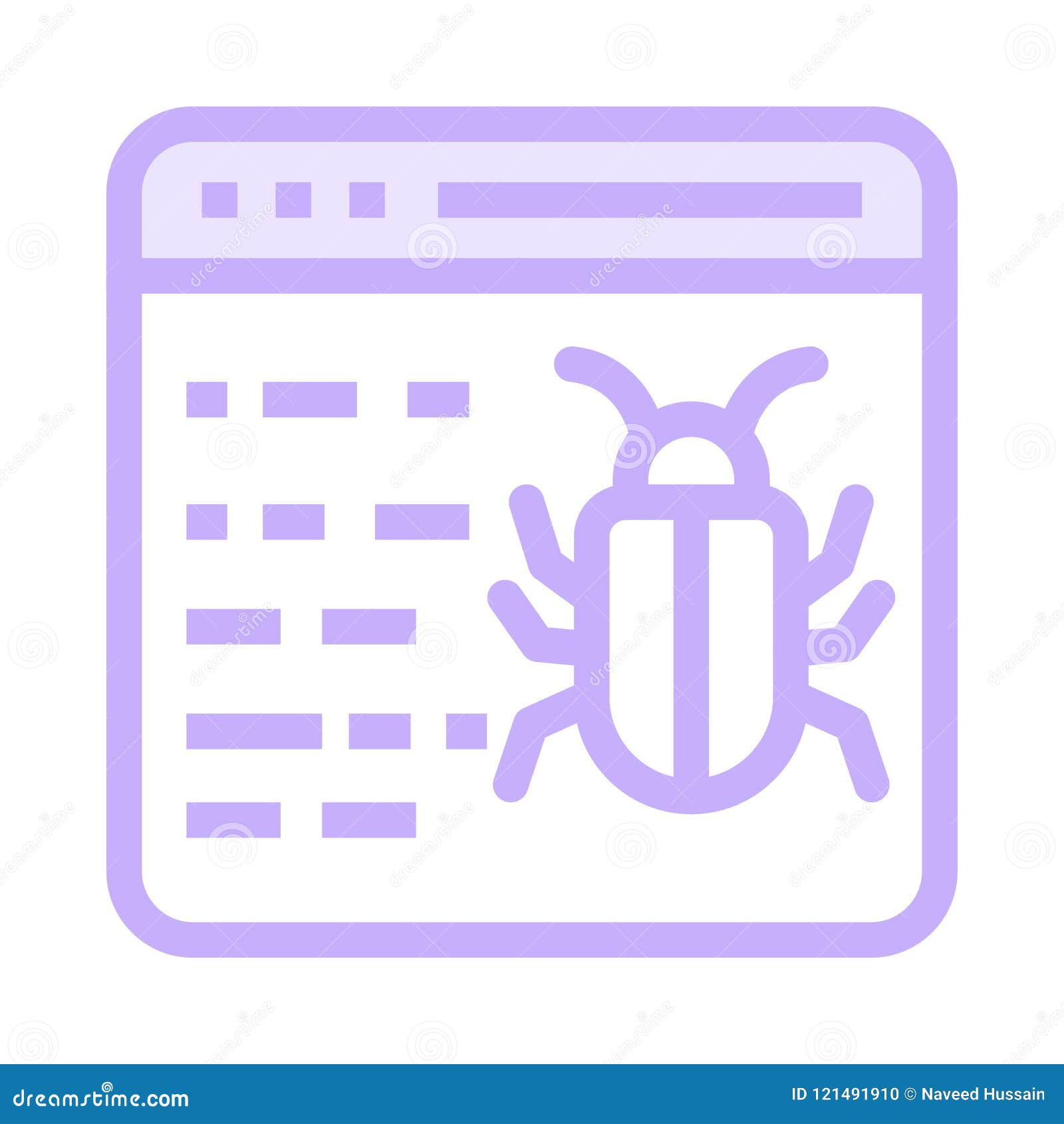 Malware color line icon stock illustration. Illustration of line ...